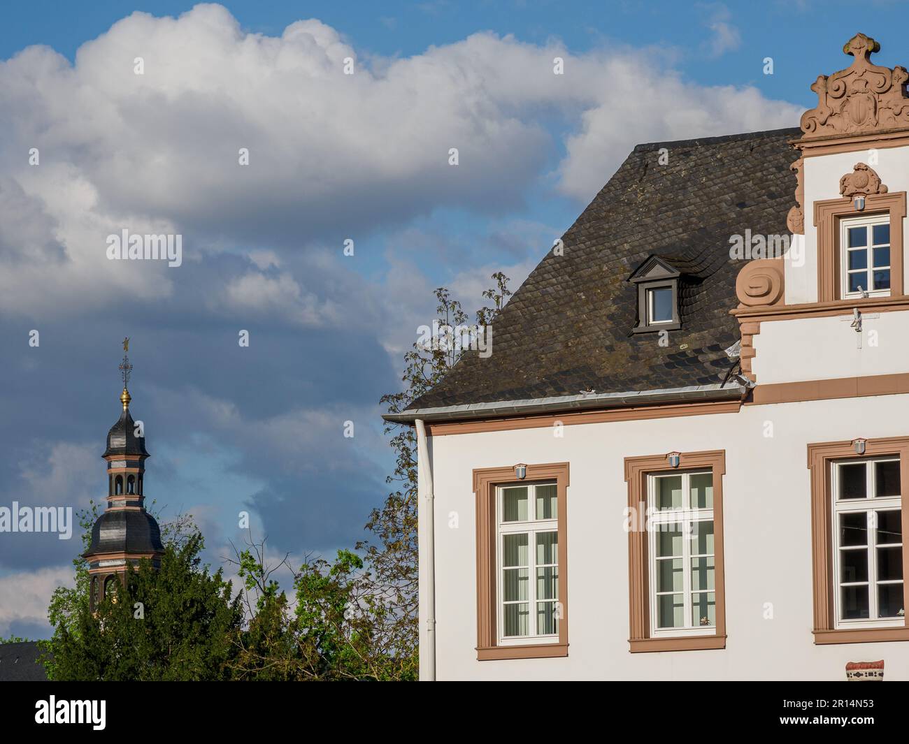 the city of Trier at the moselle river Stock Photo - Alamy