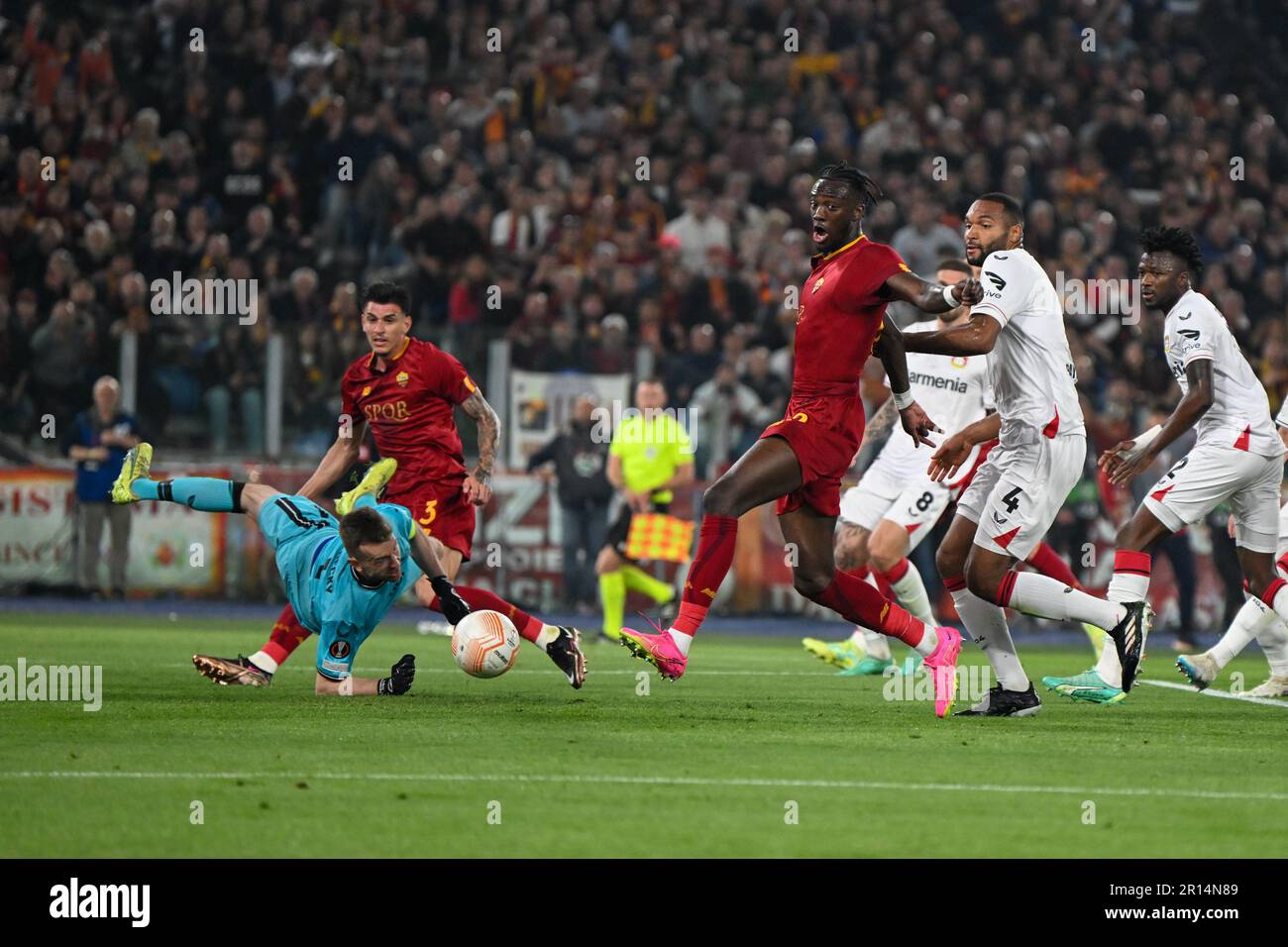 Rome, Italy. 11th May, 2023. AS Roma's Tammy Abraham in action during ...