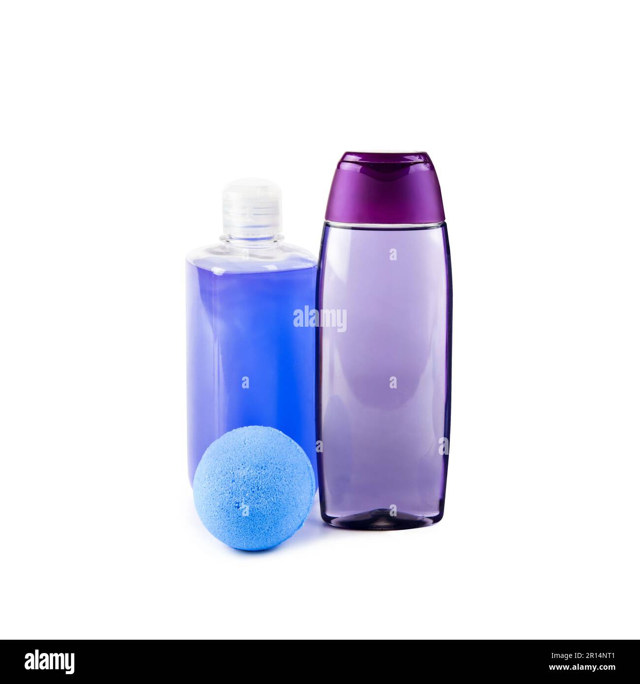 Shampoo and shower gel isolated on a white background Stock Photo - Alamy