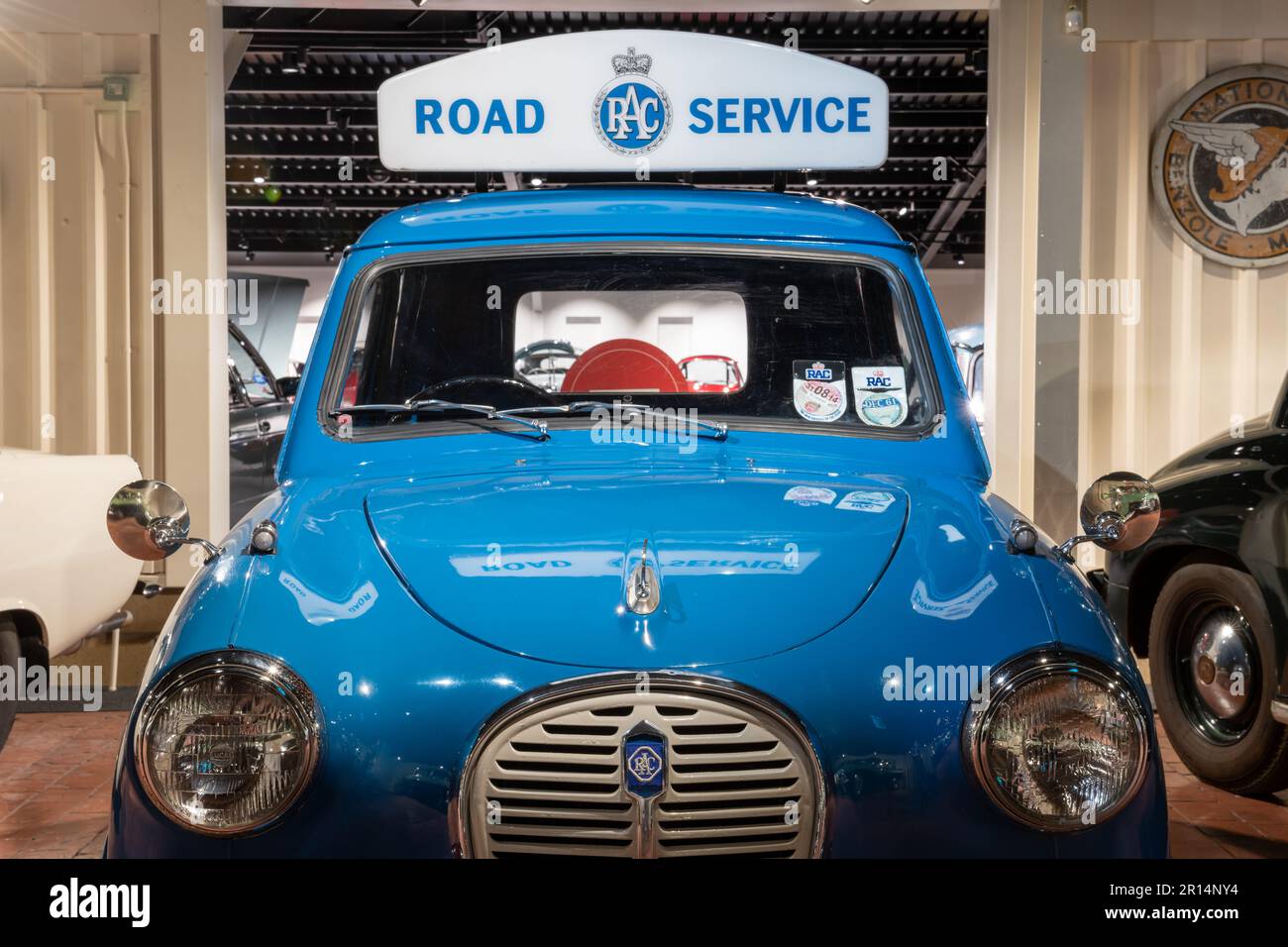 Sparkford.Somerset.United Kingdom.March 26th 2023.An Austin A35 RAC van ...