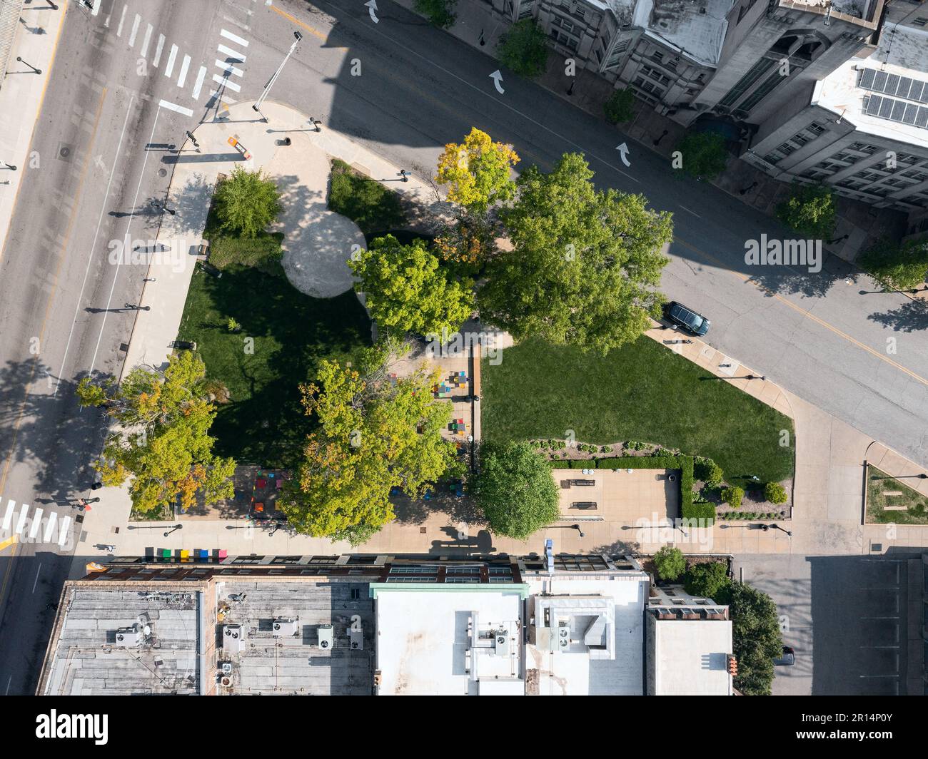 Strauss Park in Midtown St. Louis Stock Photo - Alamy