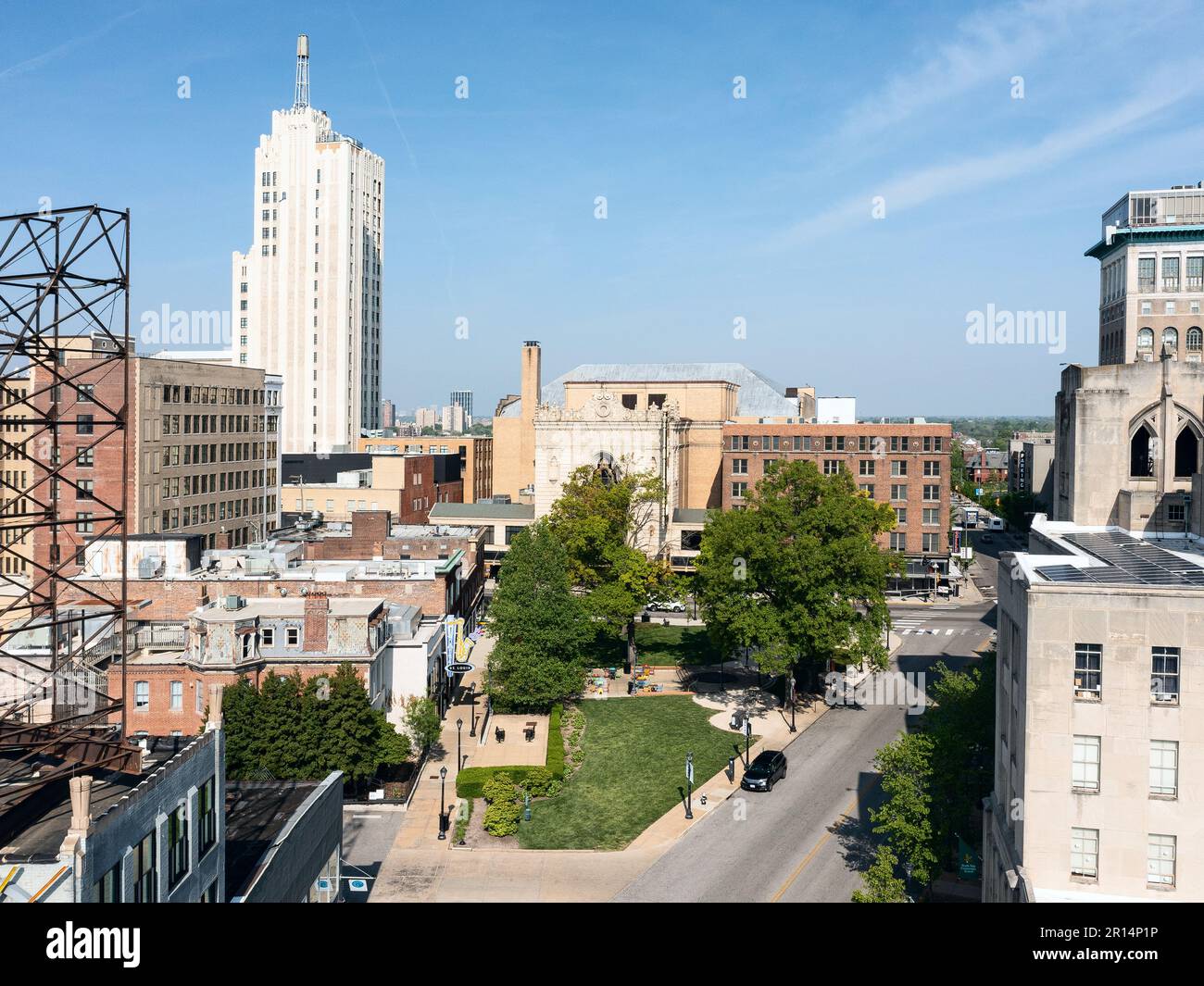 Strauss Park in Midtown St. Louis Stock Photo - Alamy