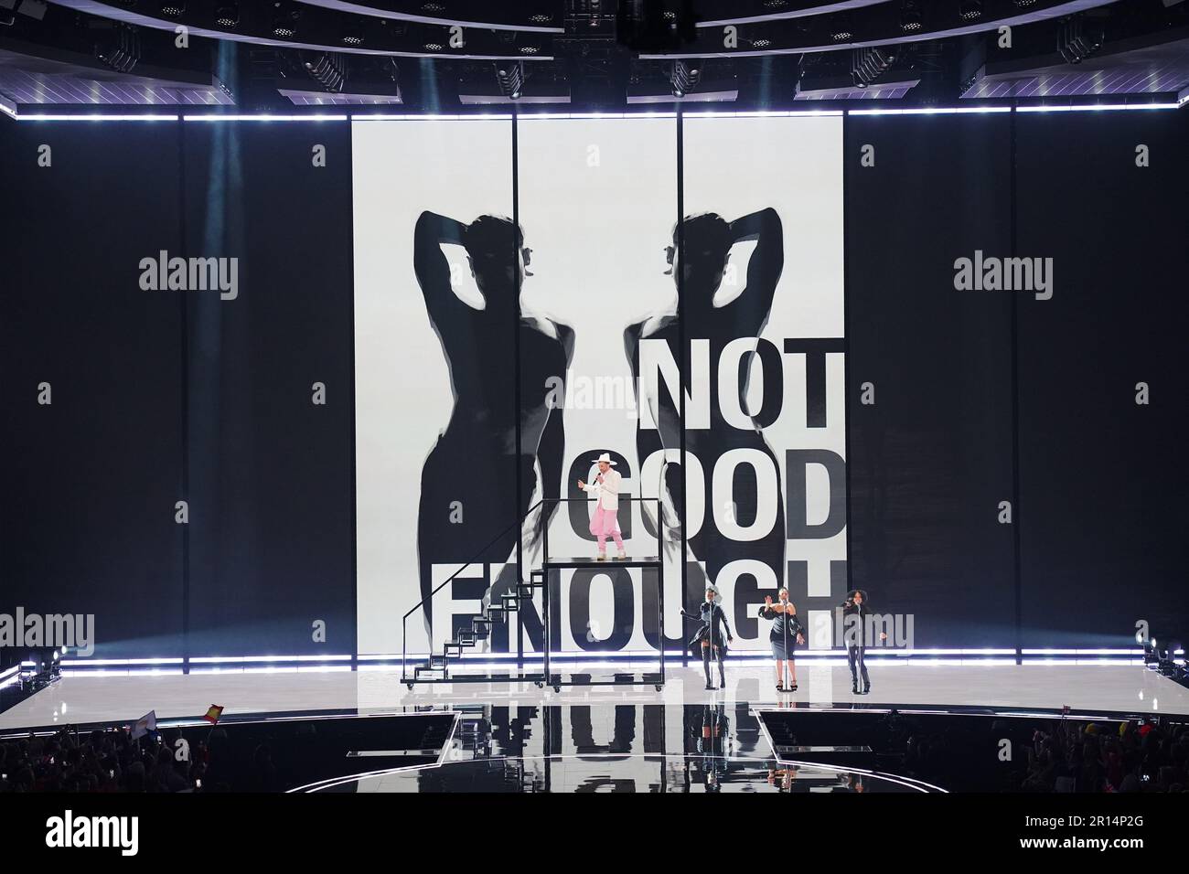 Belgium entrant Gustaph performs at the semi-final 2 of Eurovision Song ...