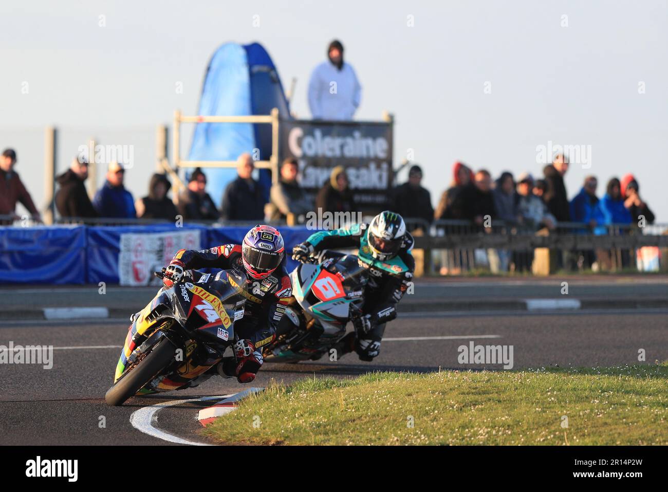 Portrush, Antrim, Northern Ireland: 11th May 2023: fonaCAB Nicholl Oils ...