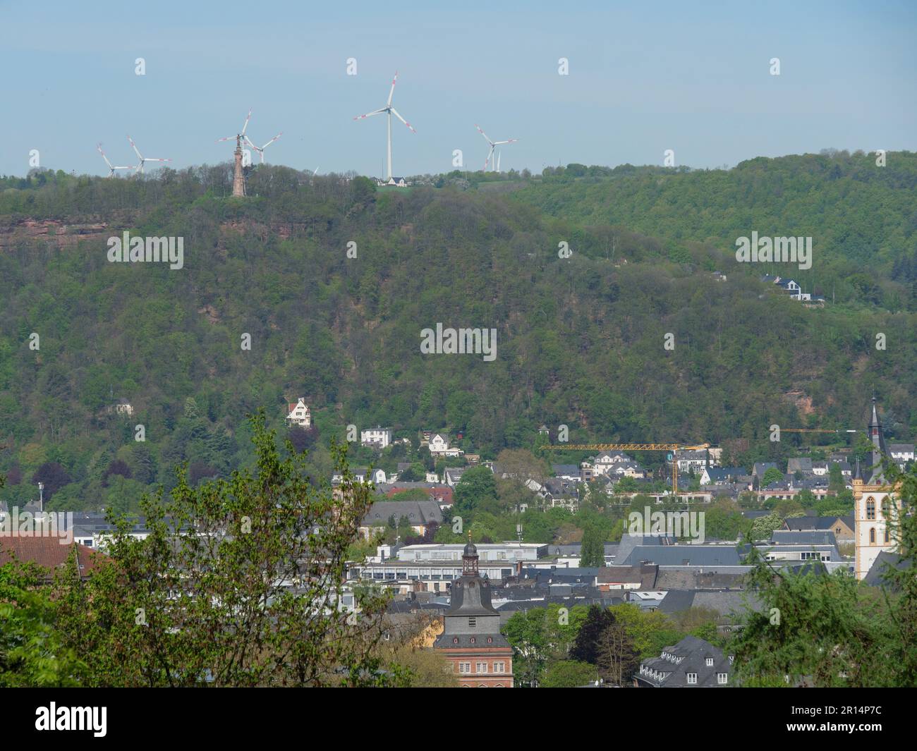 the city of Trier at the moselle river Stock Photo - Alamy