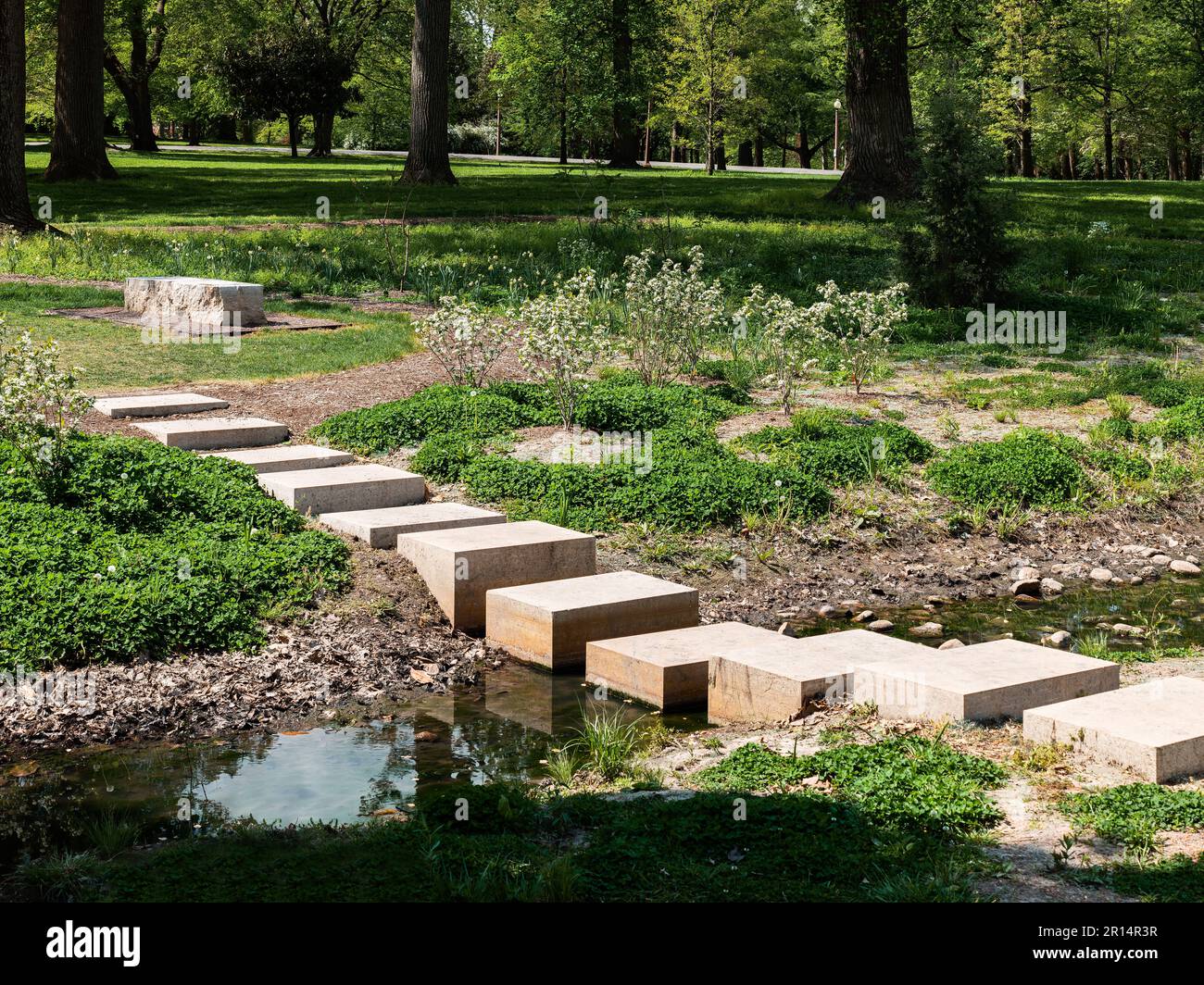 Landscape design at Tower Grove Park Stock Photo - Alamy