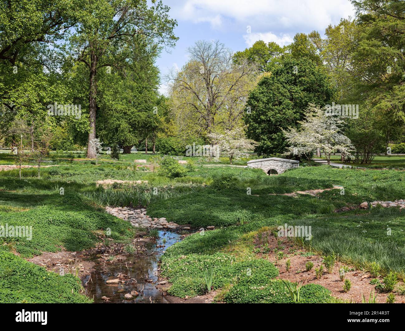 Landscape design at Tower Grove Park Stock Photo - Alamy
