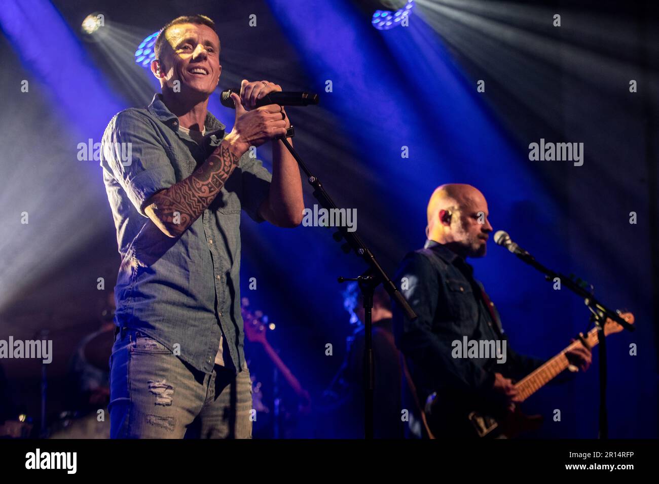 ROTTERDAM - Lead singer Sam Bettens and his brother Gert Bettens (right ...