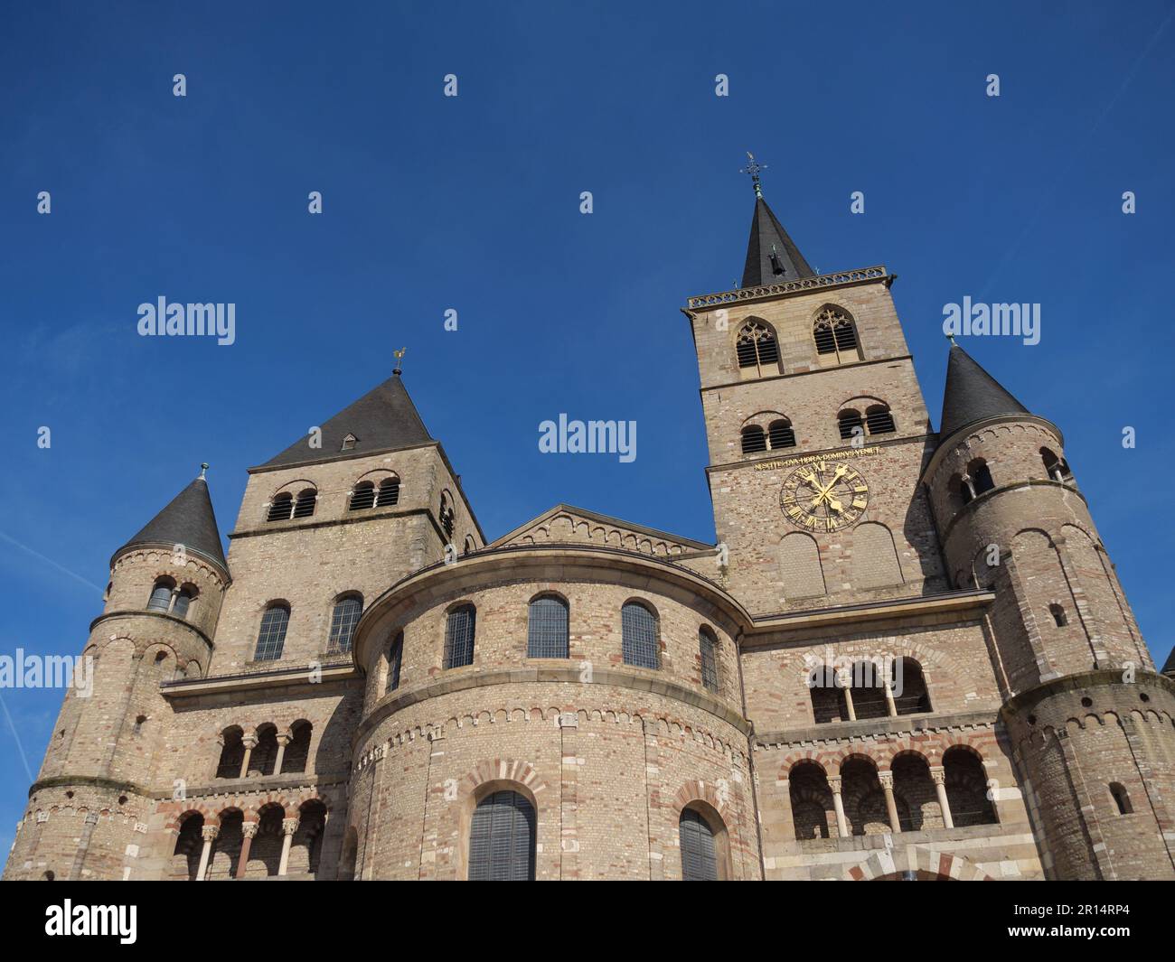 the city of Trier at the moselle river Stock Photo - Alamy