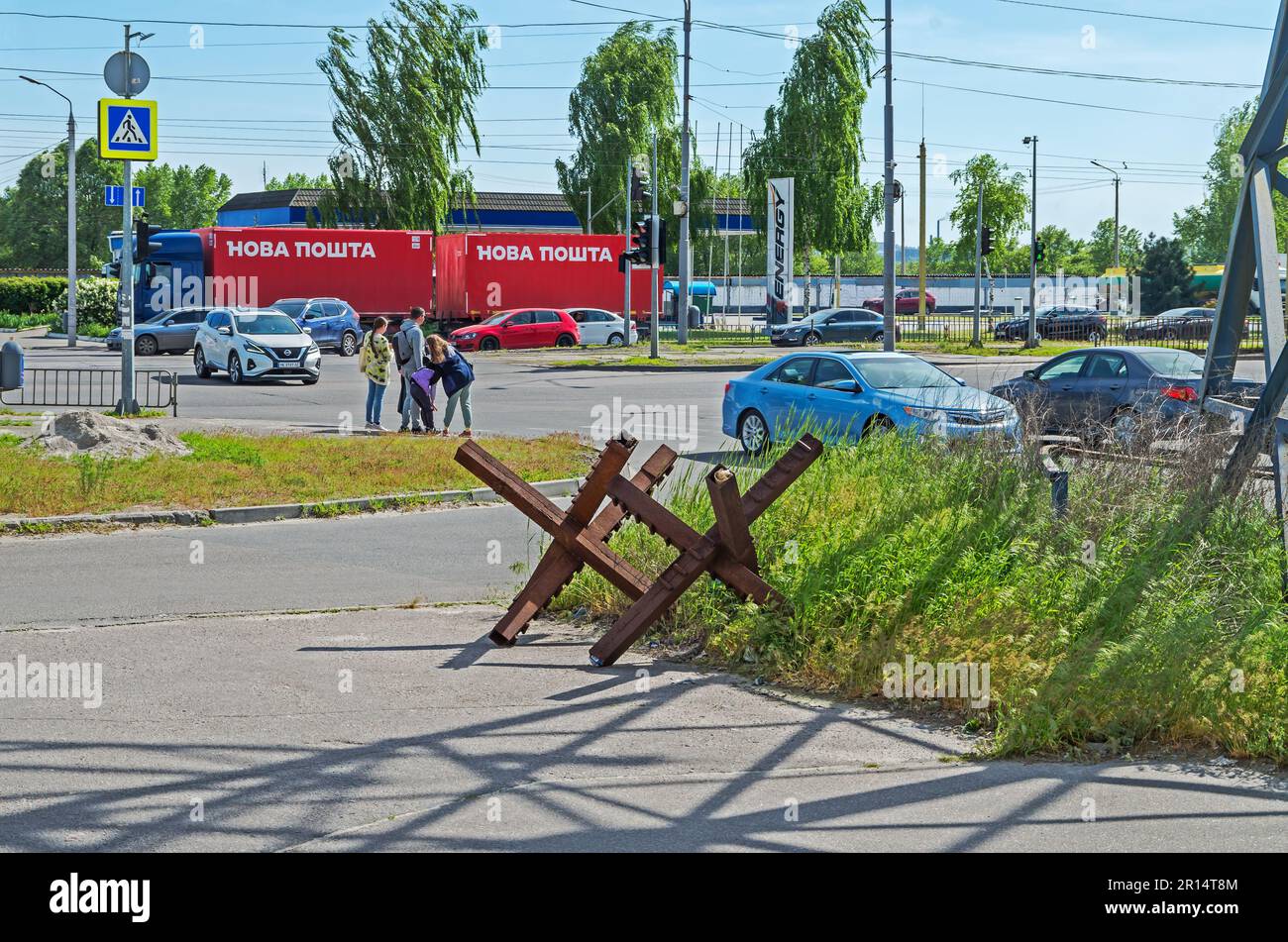 Anti tank obstacle defense hi-res stock photography and images - Alamy