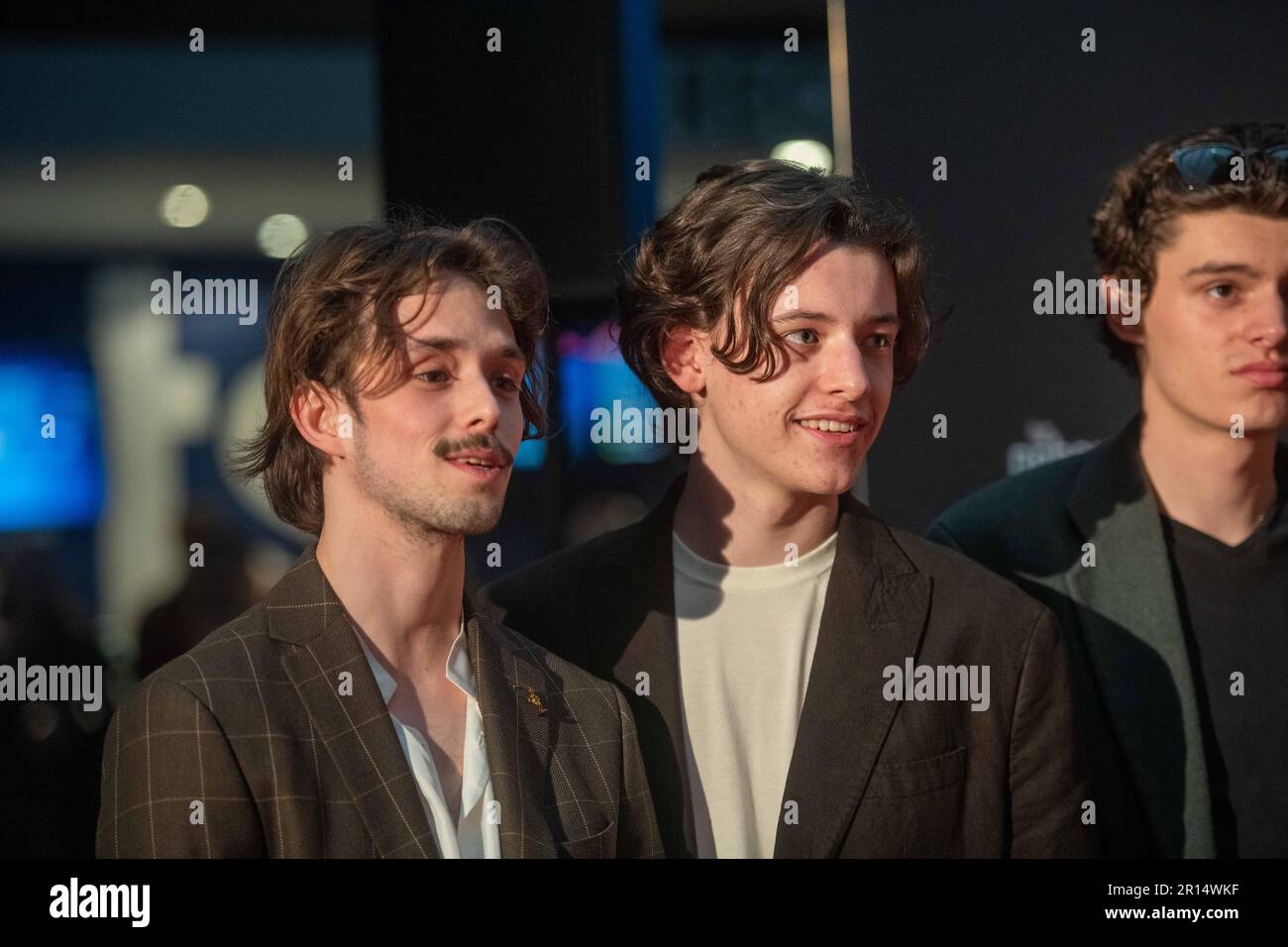 Brussels, Belgium. 11th May, 2023. Actors of the movie are seen during ...