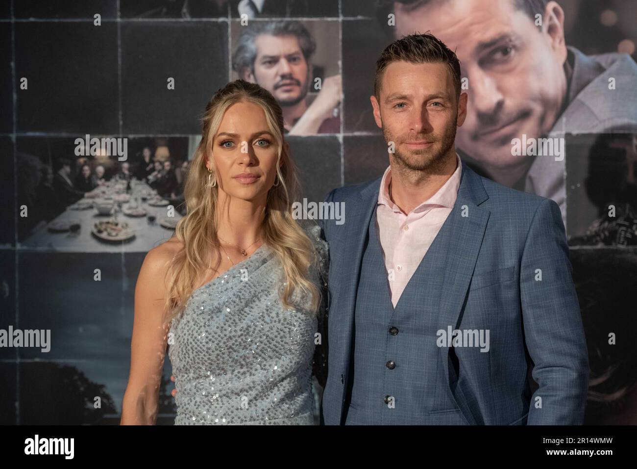 Brussels, Belgium. 11th May, 2023. actor Louis Talpe and his wife ...