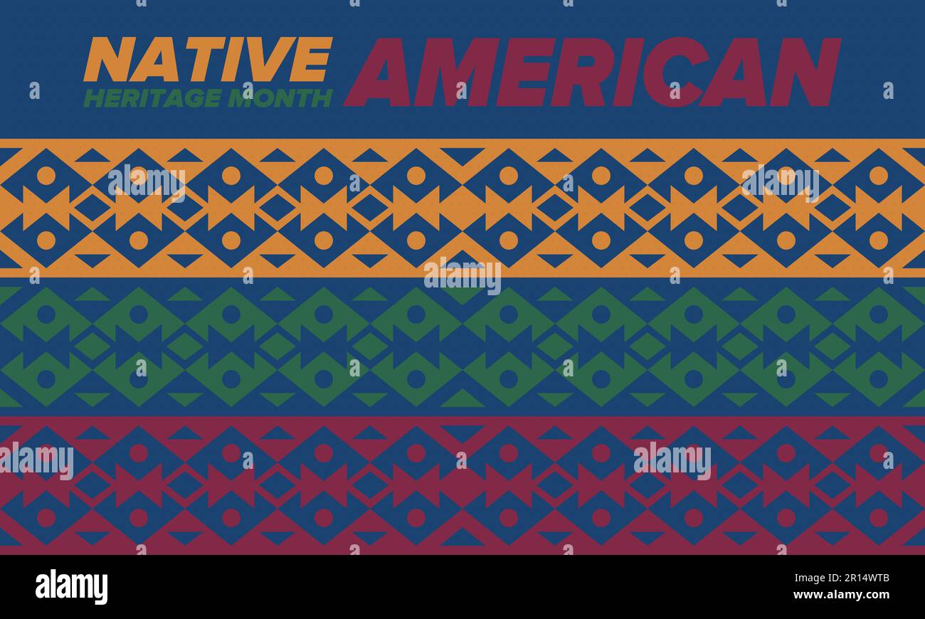 Native American Heritage Month in November. American Indian culture ...