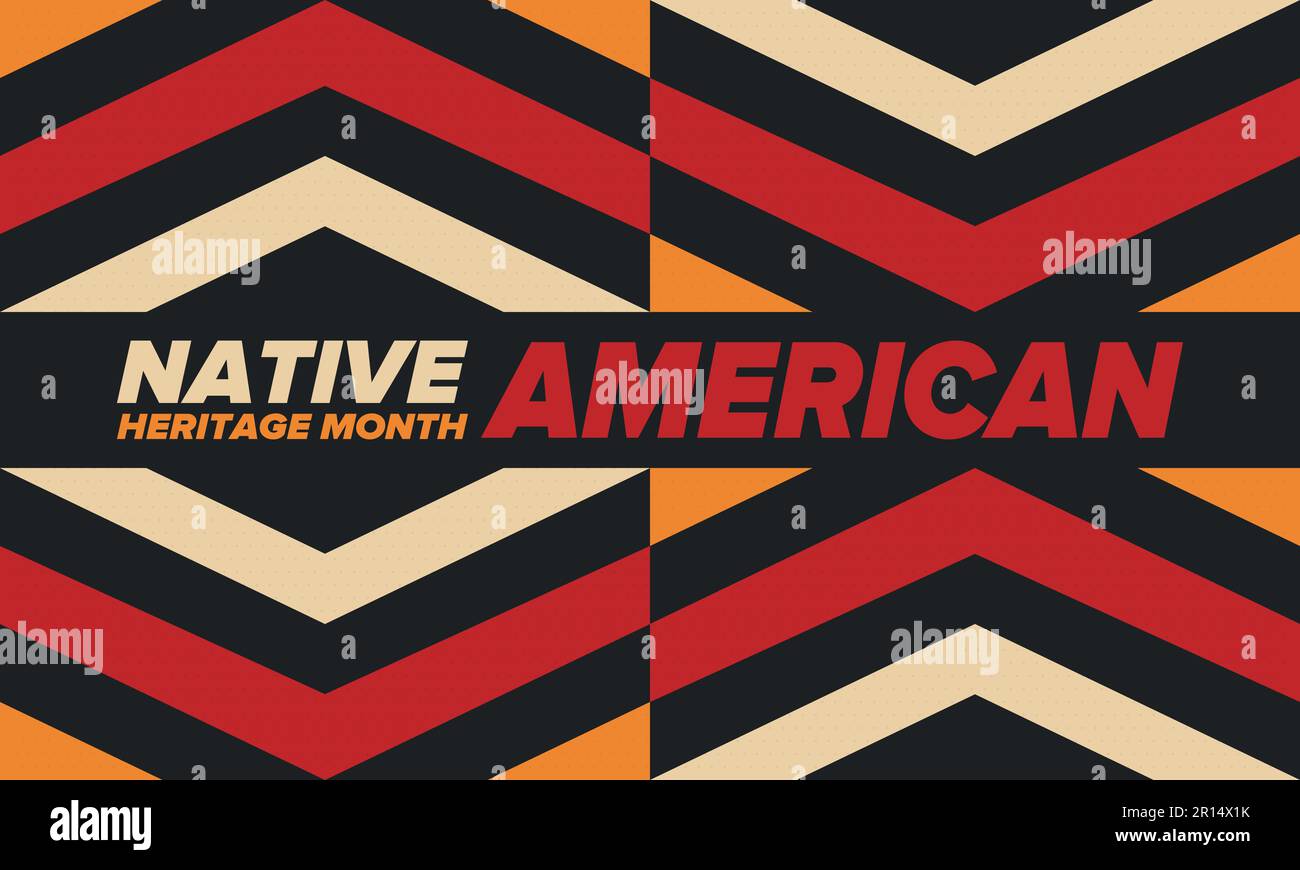 Native American Heritage Month in November. American Indian culture ...