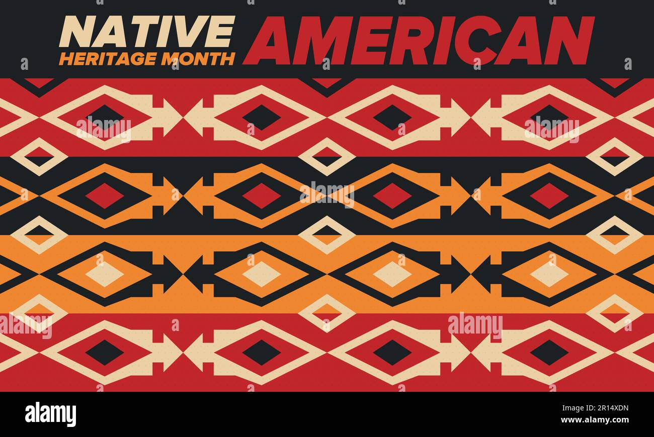 Native American Heritage Month in November. American Indian culture ...