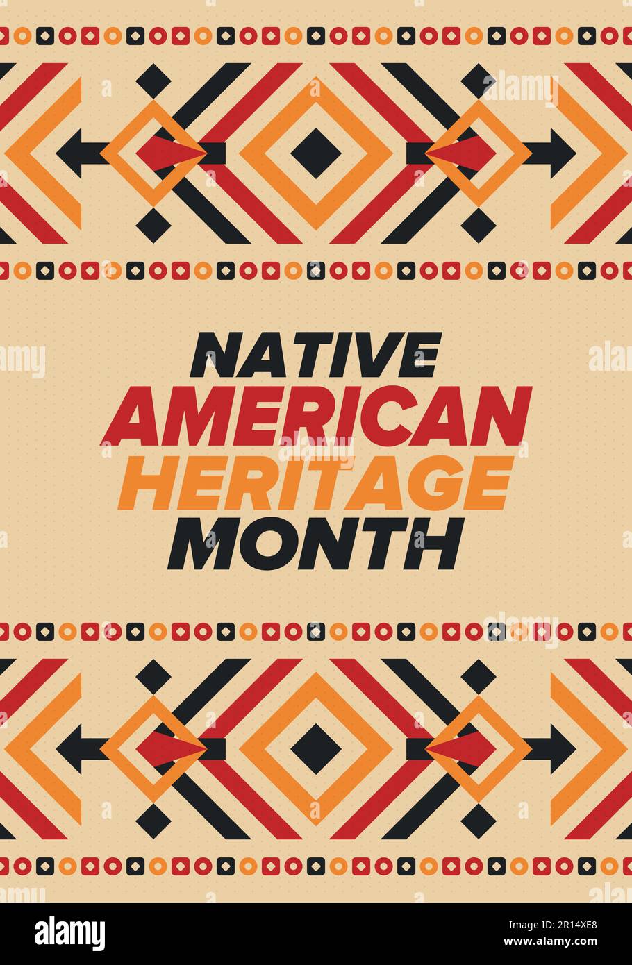 Native American Heritage Month in November. American Indian culture ...