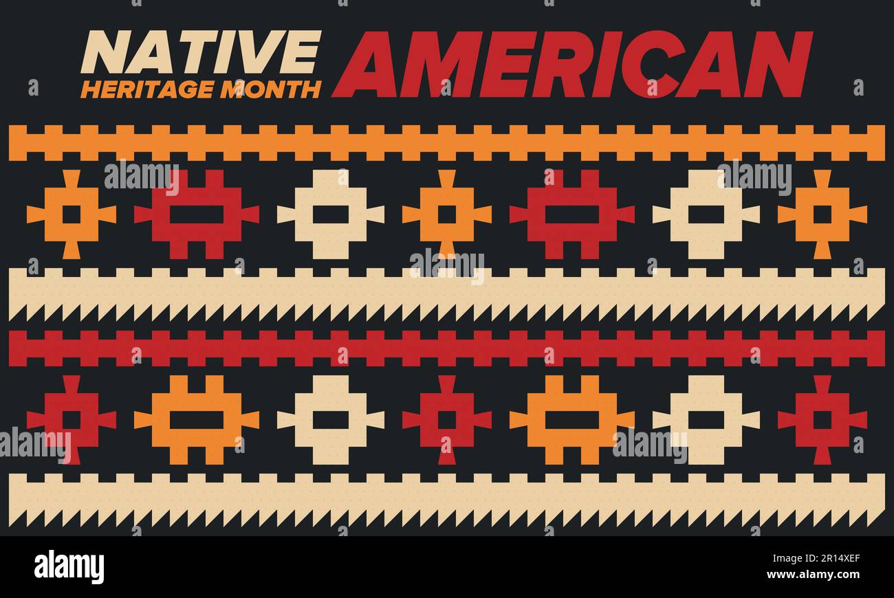 Native American Heritage Month in November. American Indian culture ...