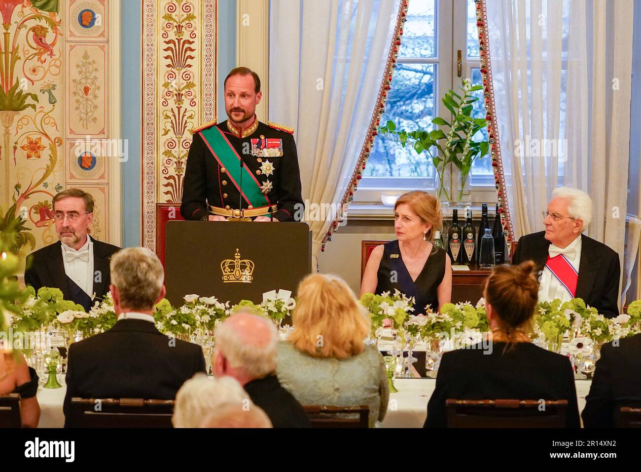 Oslo 20230511.From left. Italy's ambassador to Norway, Stefano ...