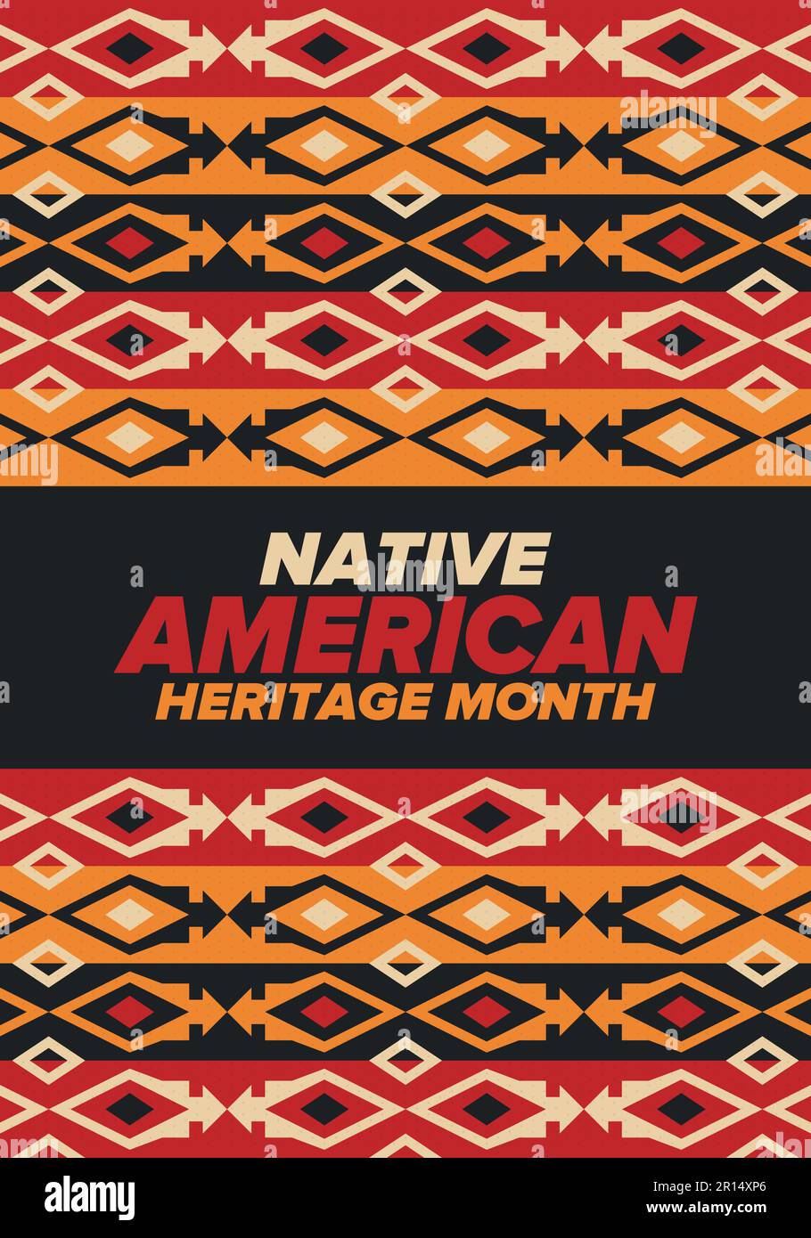 Native American Heritage Month in November. American Indian culture ...