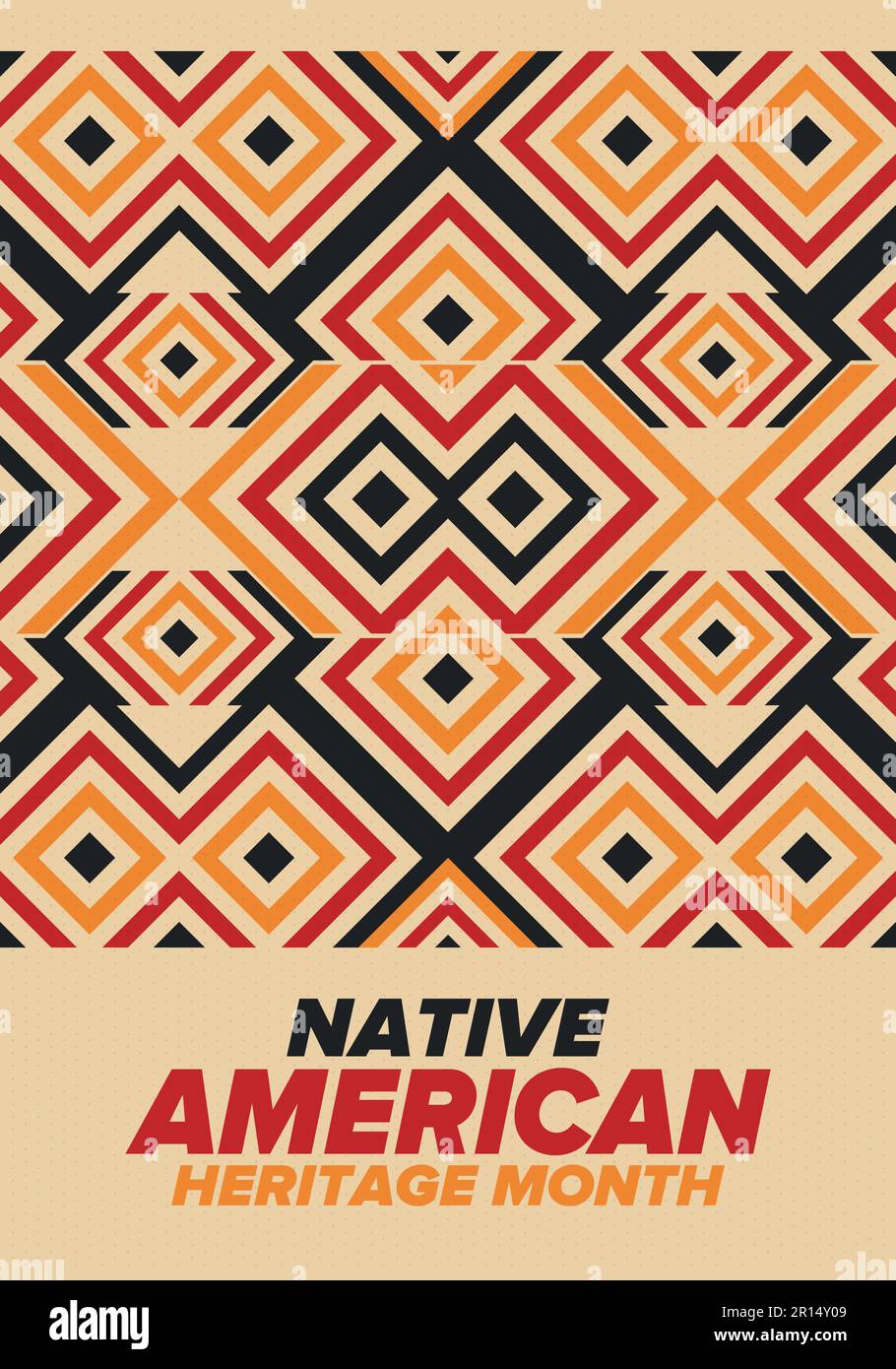 Native American Heritage Month in November. American Indian culture ...