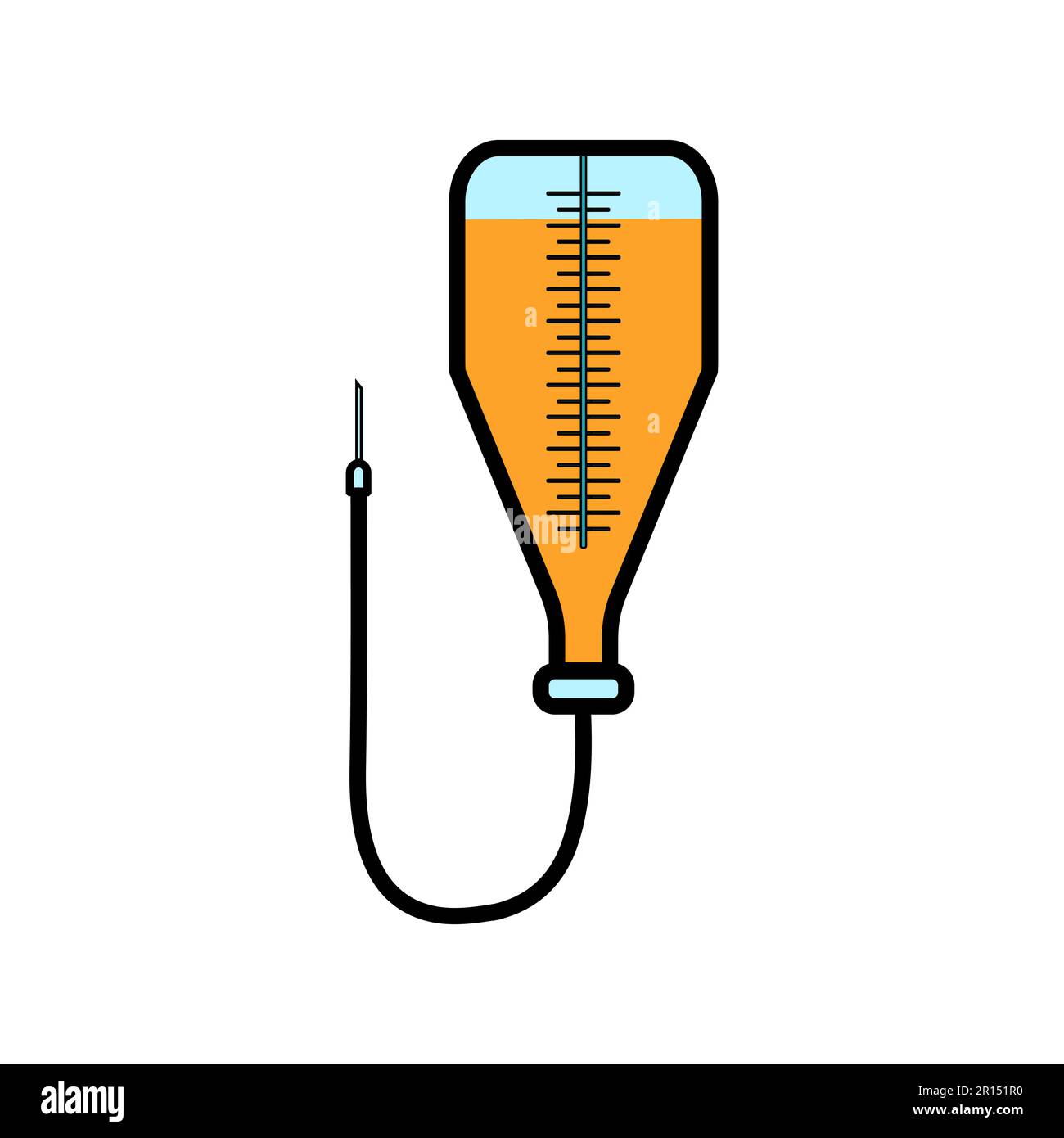 Medical pharmaceutical dropper with a needle and a catheter for the ...