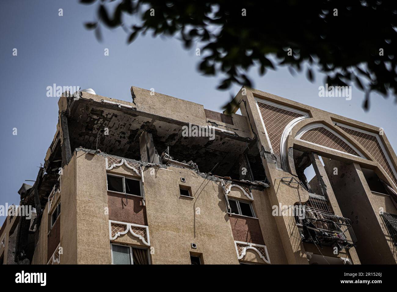 May 11, 2023, Gaza City, The Gaza Strip, Palestine: Palestinians sit ...