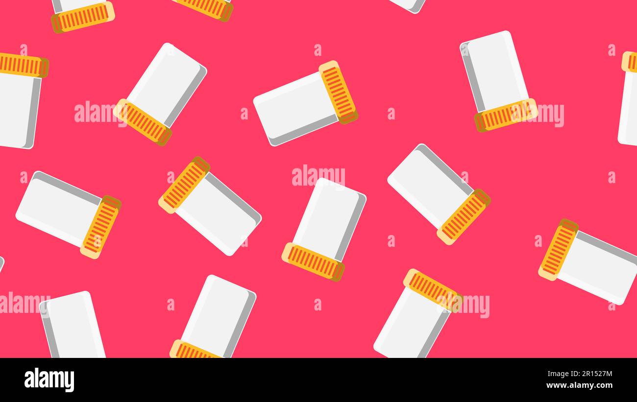 Seamless pattern endless texture of white medical jars for storing ...