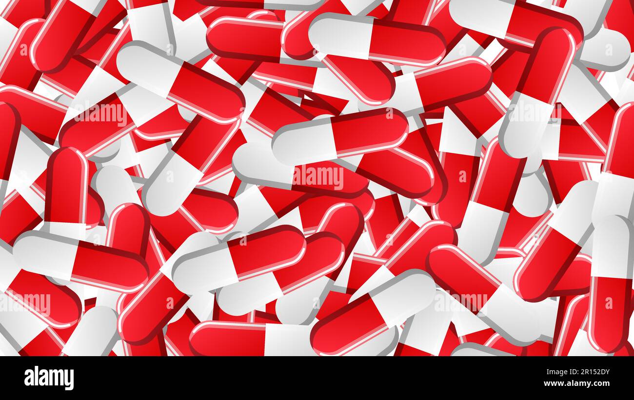 Endless seamless pattern of medical scientific medical items ...