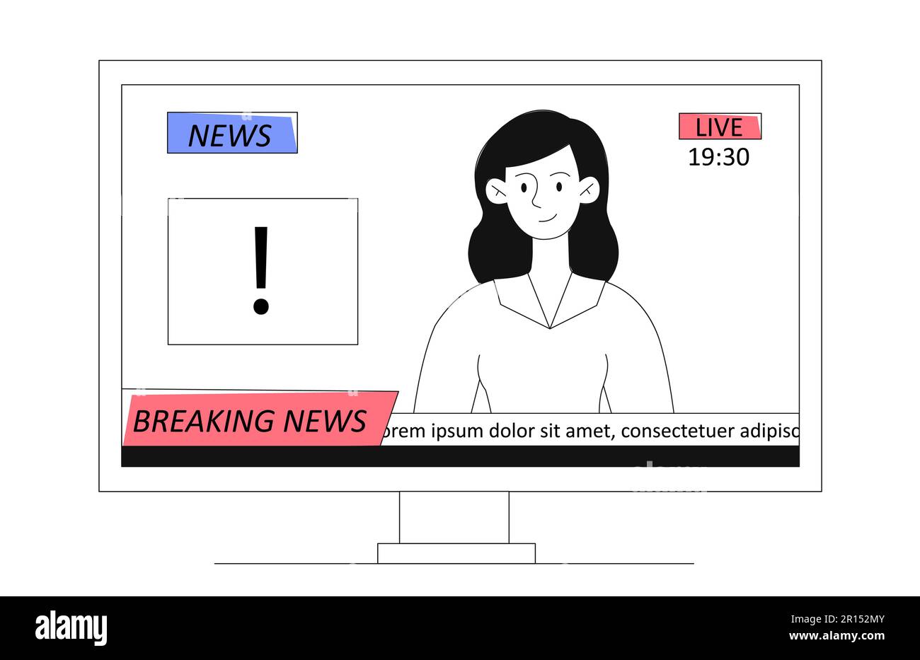 Breaking news concept Stock Vector Image & Art - Alamy