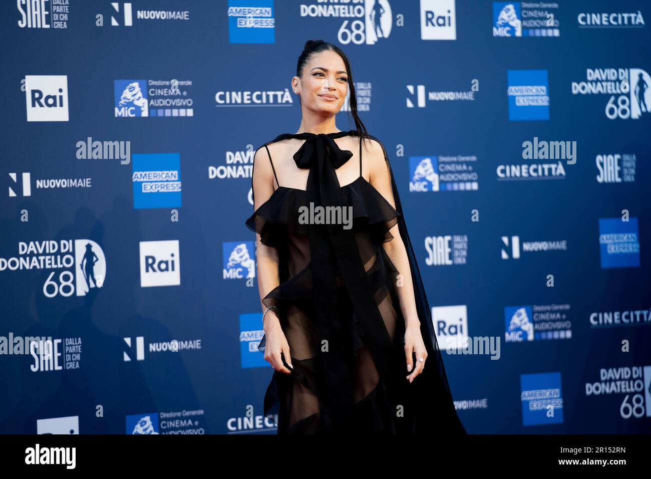 Rome, Italy, 10th May 2023, Elodie attends the 68th David di Donatello ...