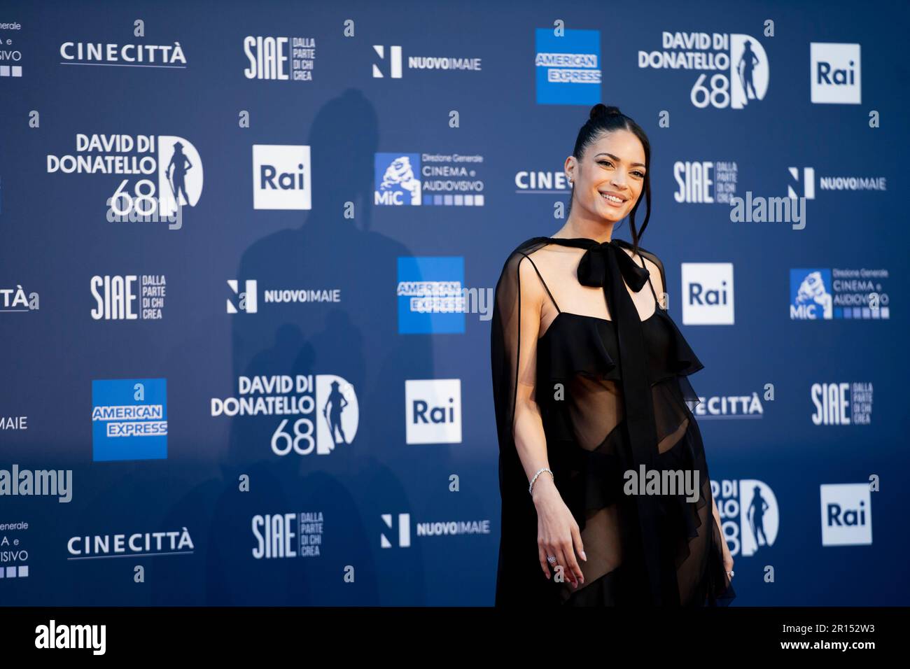 Rome, Italy, 10th May 2023, Elodie attends the 68th David di Donatello ...