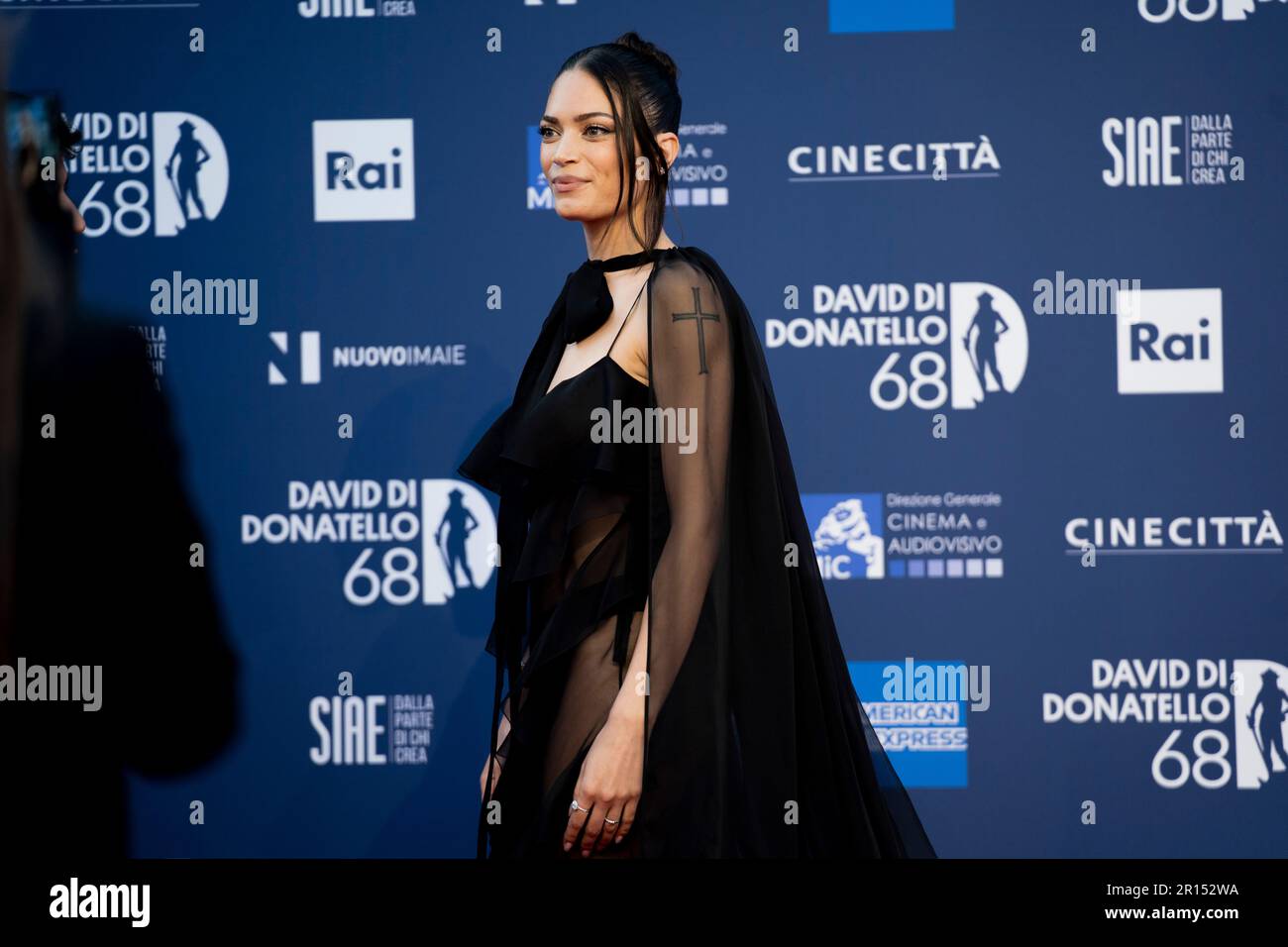 Rome, Italy, 10th May 2023, Elodie attends the 68th David di Donatello ...