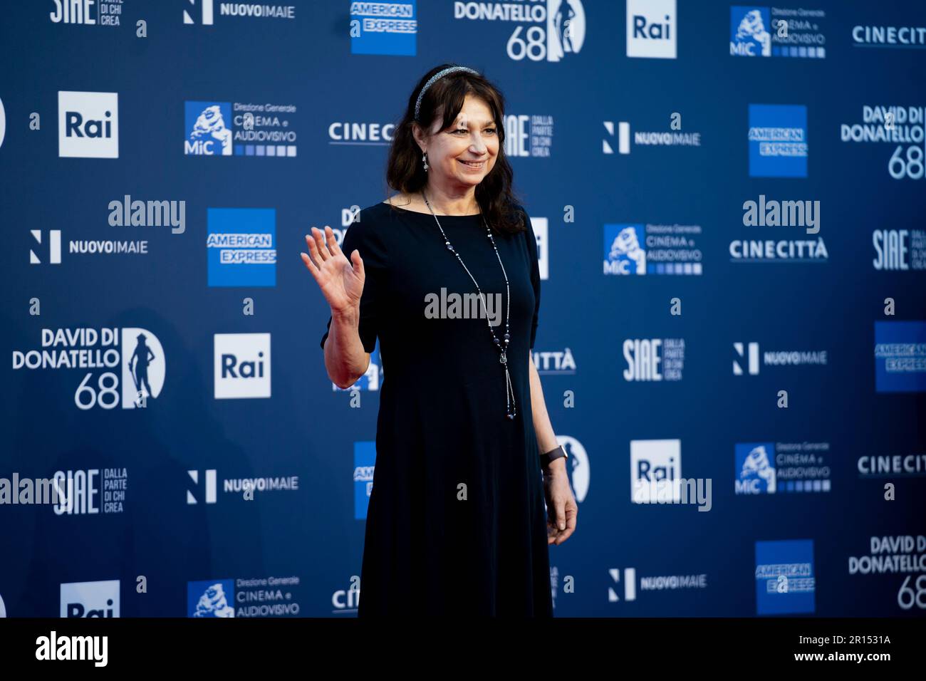 Rome, Italy, 10th May 2023, Francesca Archibugi attends the 68th David ...