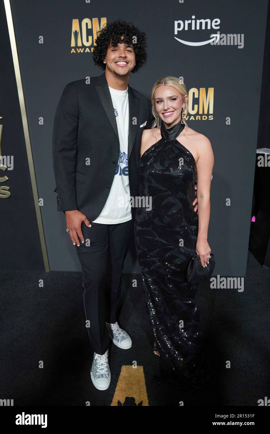 Braden Galloway, left, and Mackenzie Grimsley arrive at the 58th annual ...