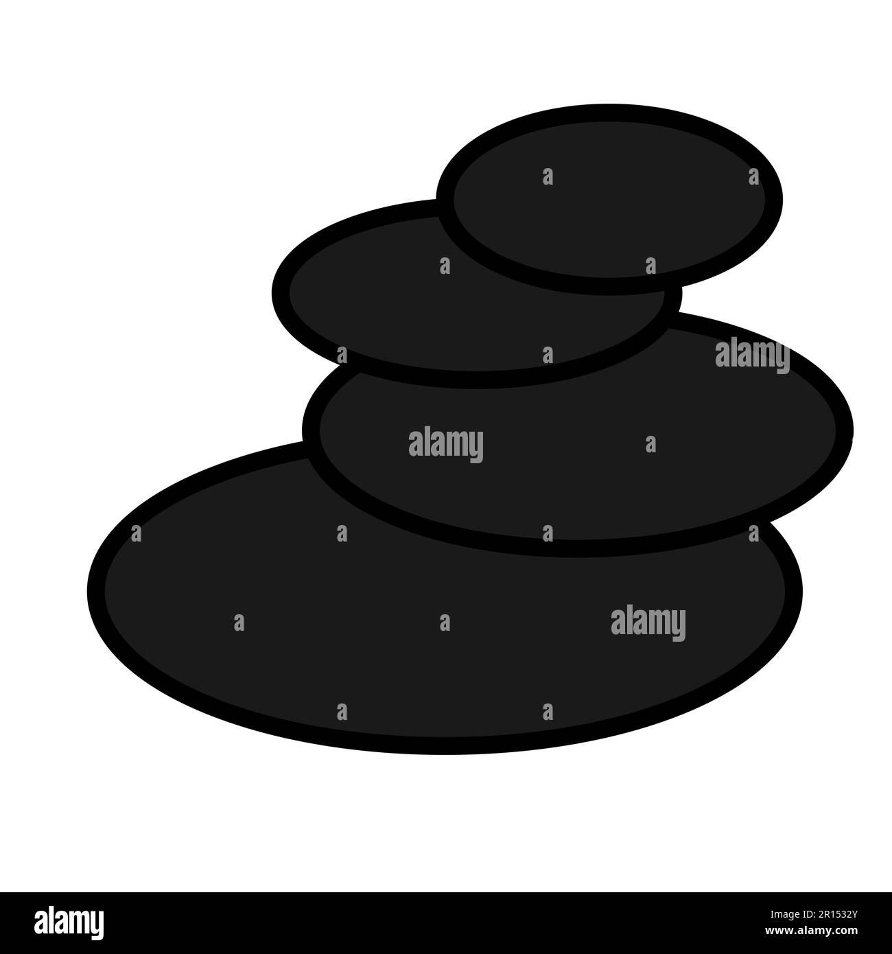 Beautiful round stones Stock Vector Images - Alamy