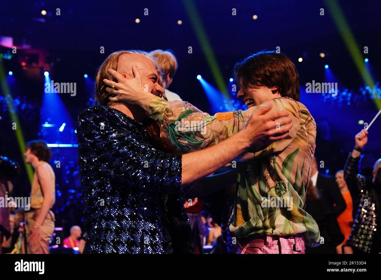 Australia's Voyager and Slovenia entrant Joker Out celebrate getting ...