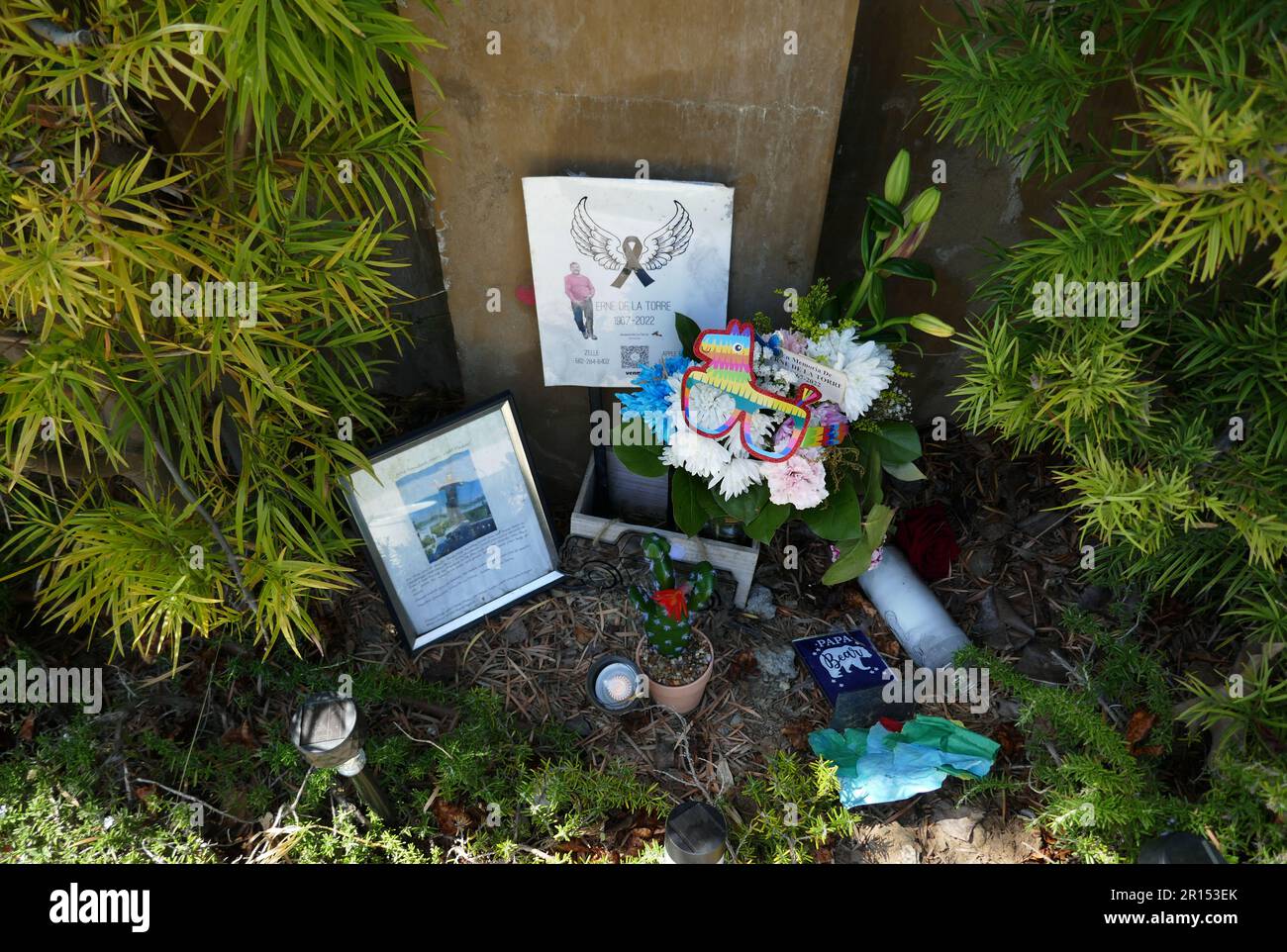 Los Angeles, California, USA 8th May 2023 A Street Memorial for Erne de ...