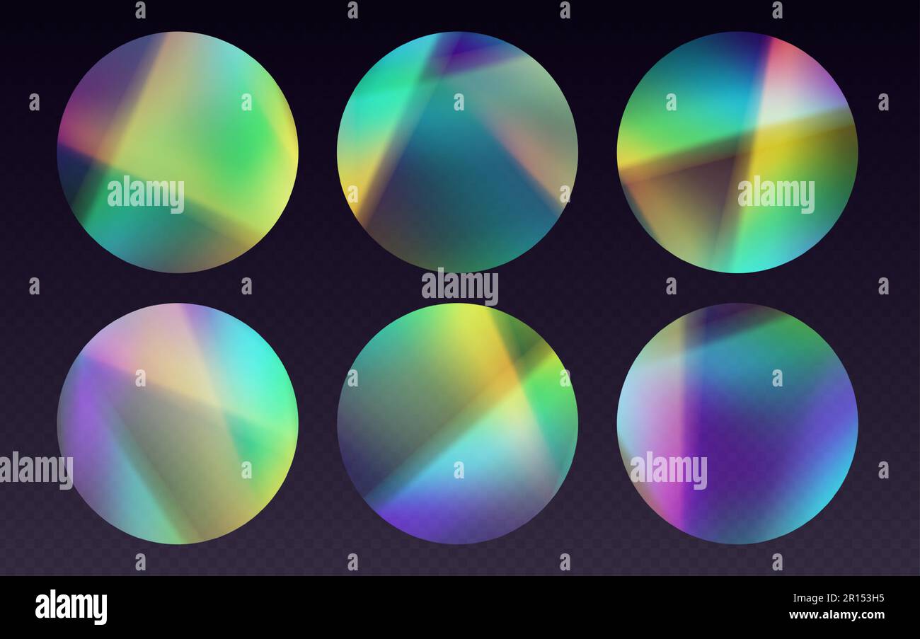 Crystal refraction stickers, leak flare, rainbow sunlight effect ...