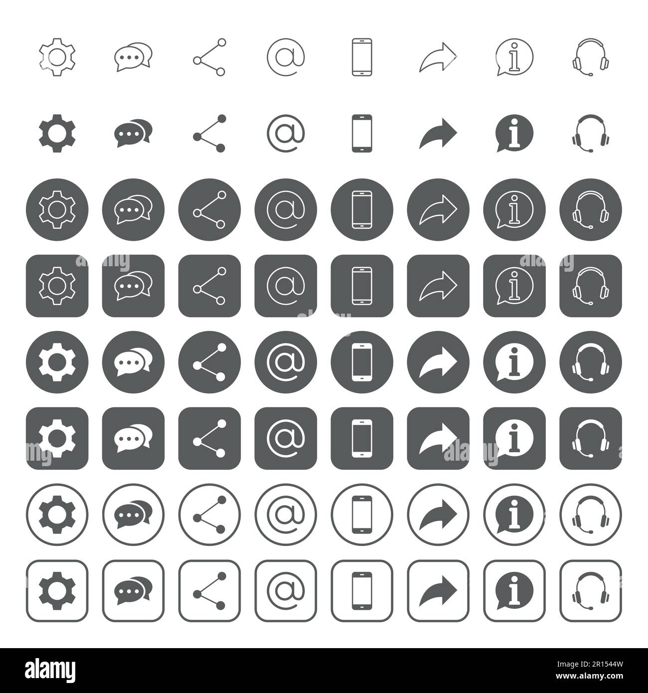 Interface icons hi-res stock photography and images - Alamy