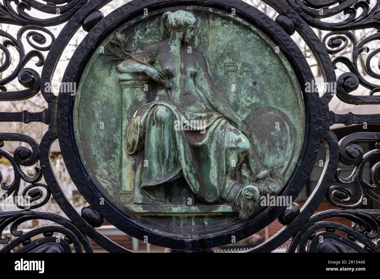 The Hague, Netherlands - April 17, 2023: Figure of Peace (Pax) on the ...