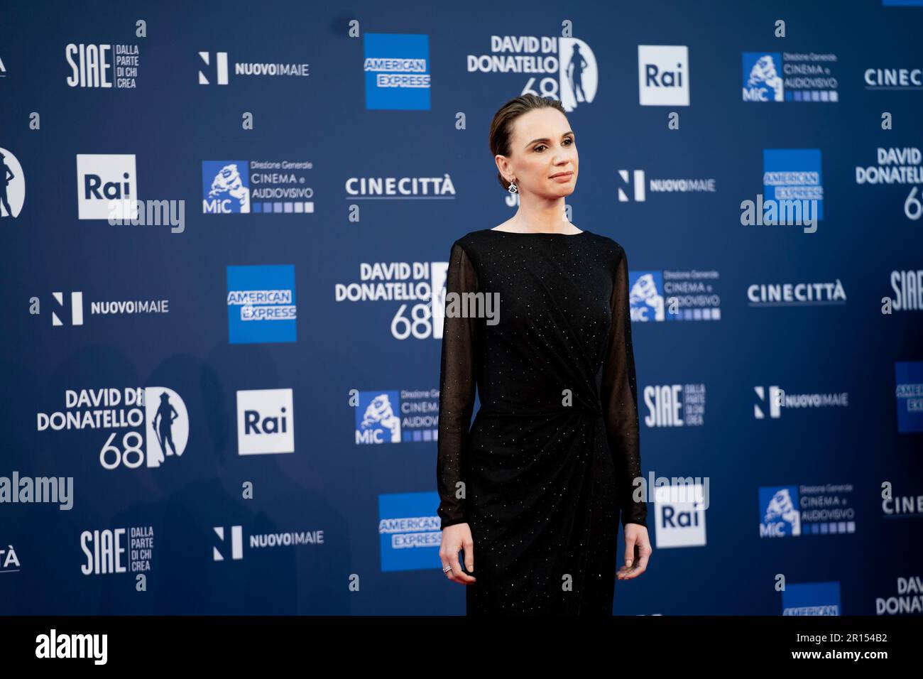 Rome, Italy, 10th May 2023, Emanuela Fanelli attends the 68th David di ...