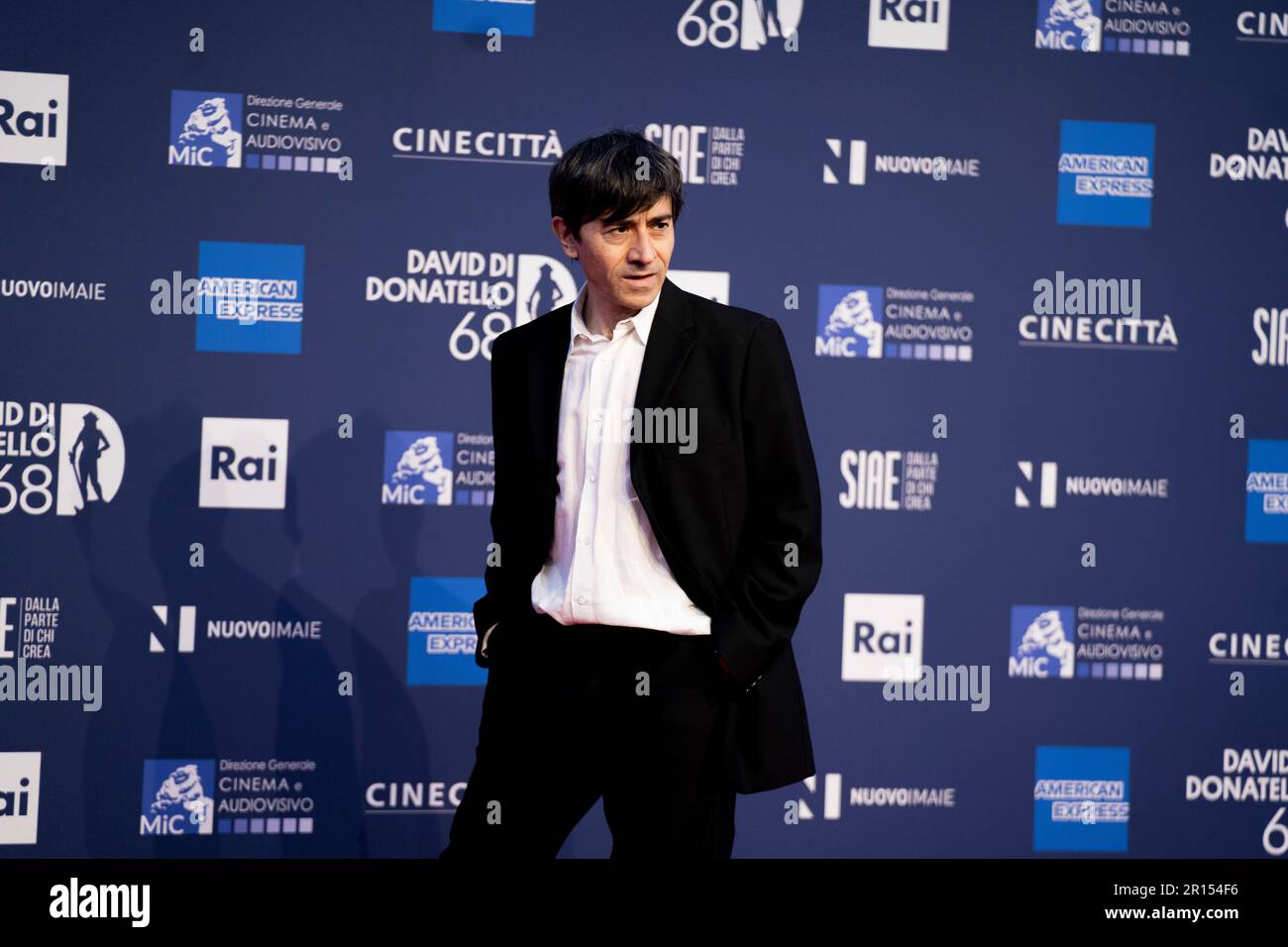 Rome, Italy, 10th May 2023, Luigi Lo Cascio attends the 68th David di ...