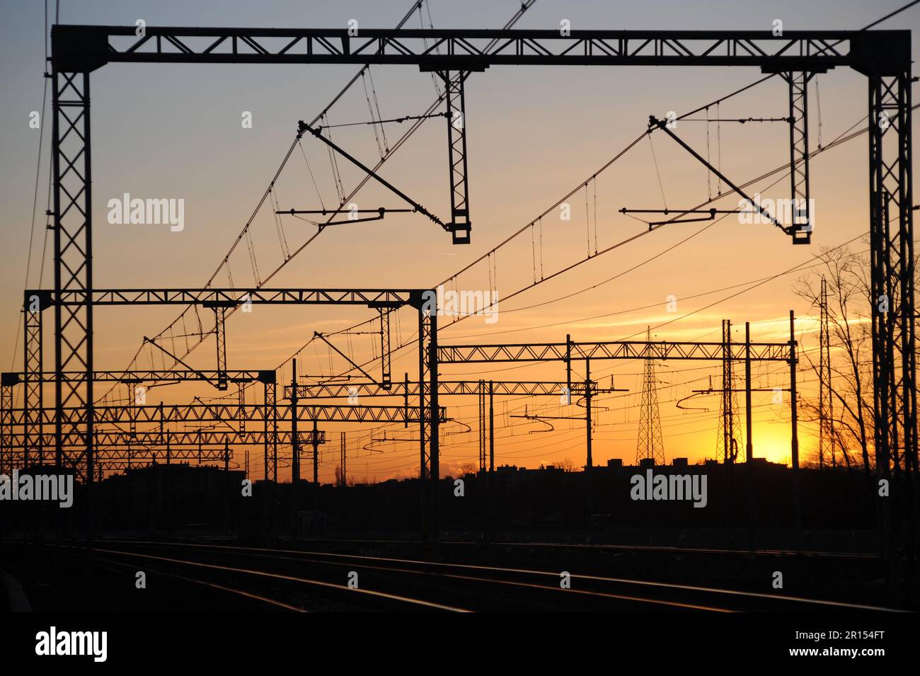 Railroad electricity hi-res stock photography and images - Alamy