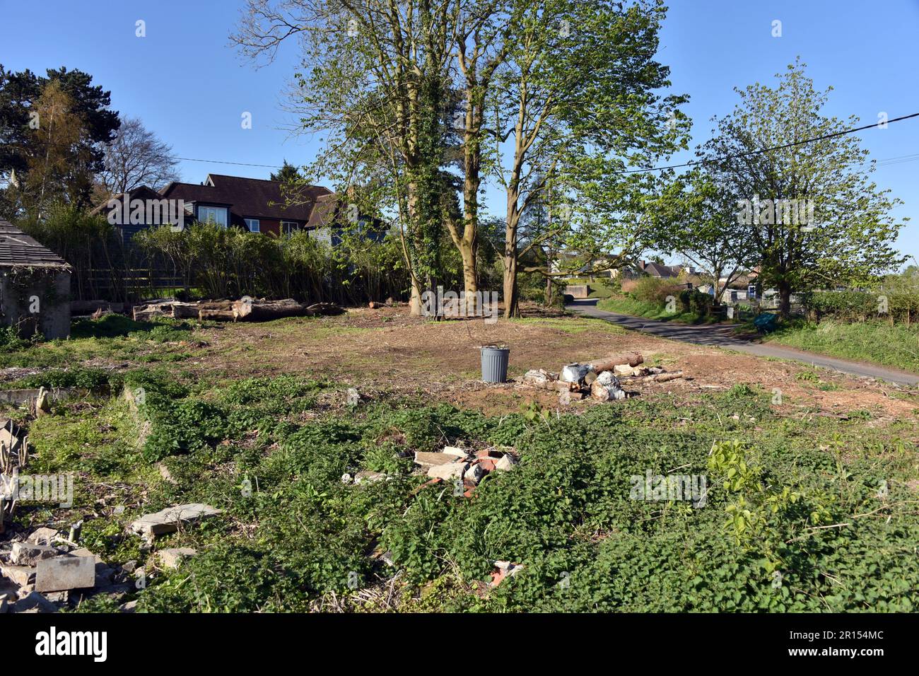 Development plot suitable for a new house Stock Photo - Alamy