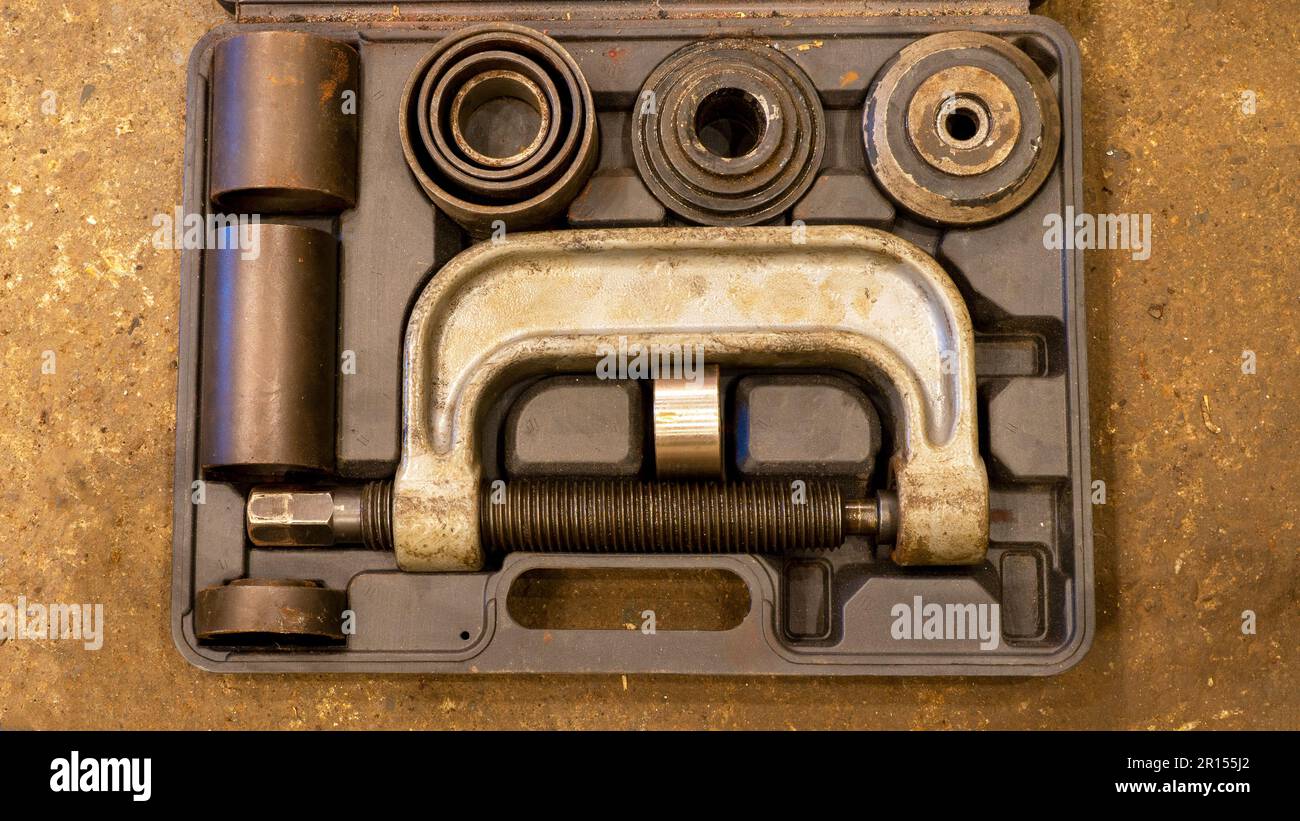 An overhead view of a Ball Joint Service Set Stock Photo - Alamy