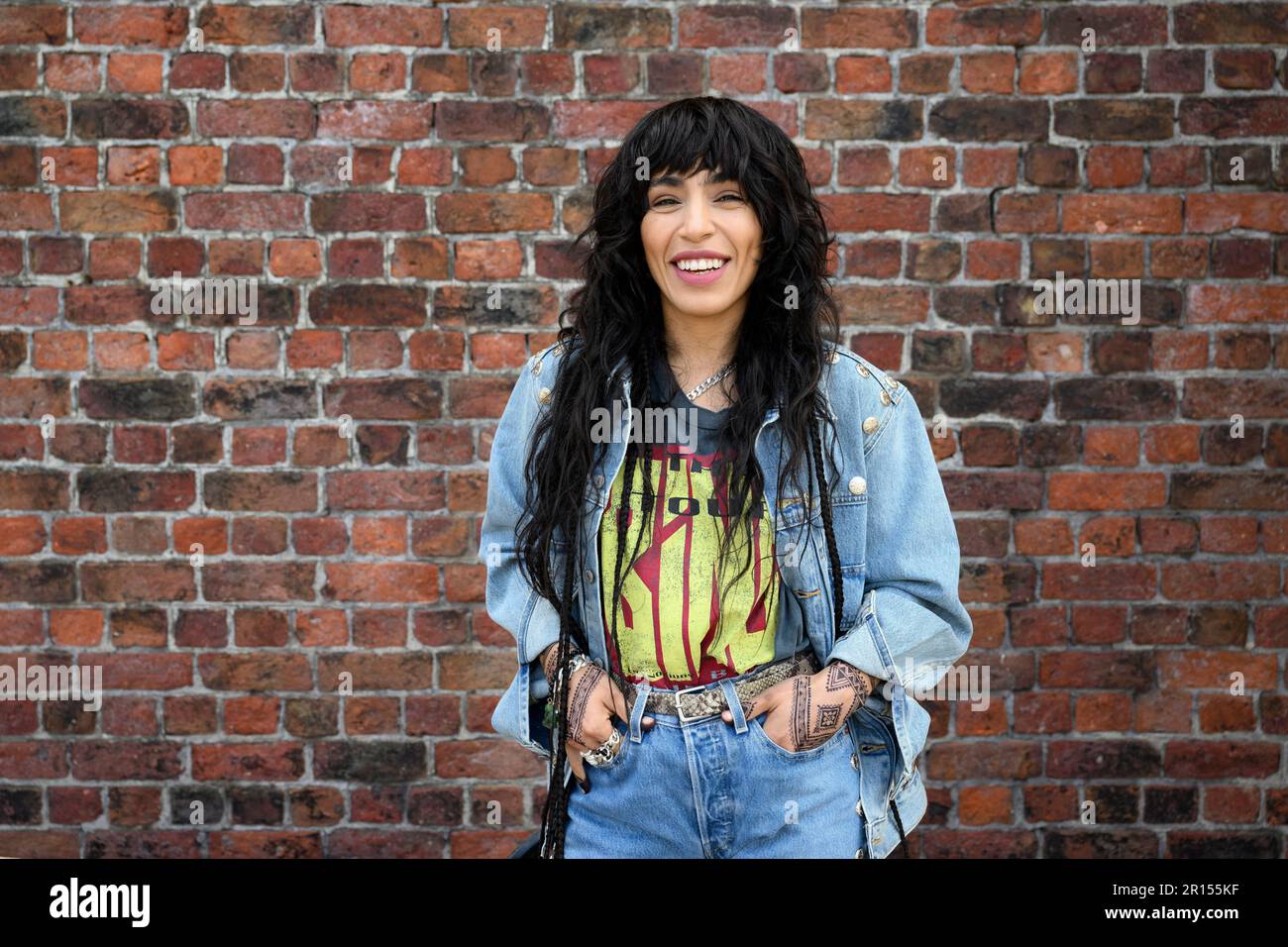 LIVERPOOL 20230511Loreen Talhaoui outside her hotel in Liverpool during ...
