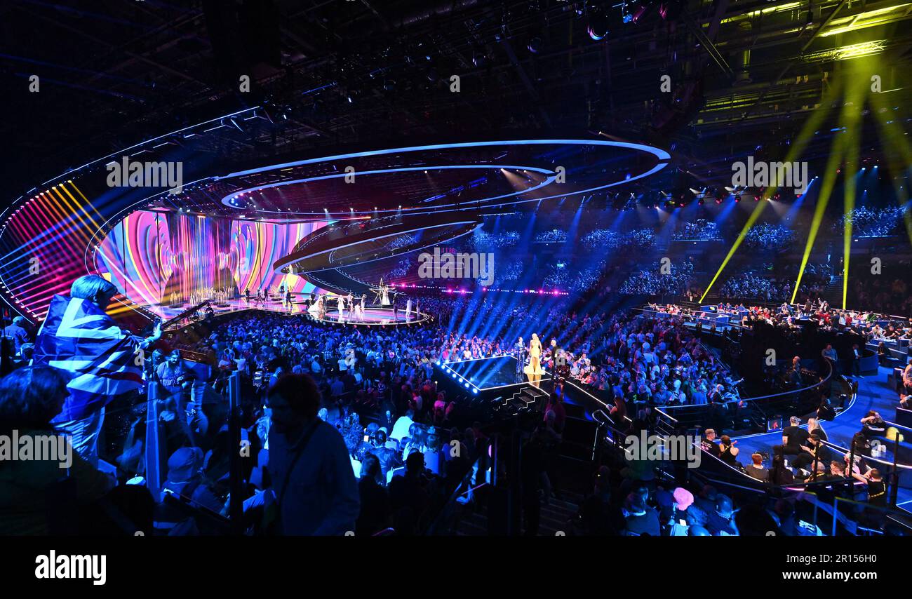 Liverpool, UK. 11th May, 2023. View of the stage at the end of the ...