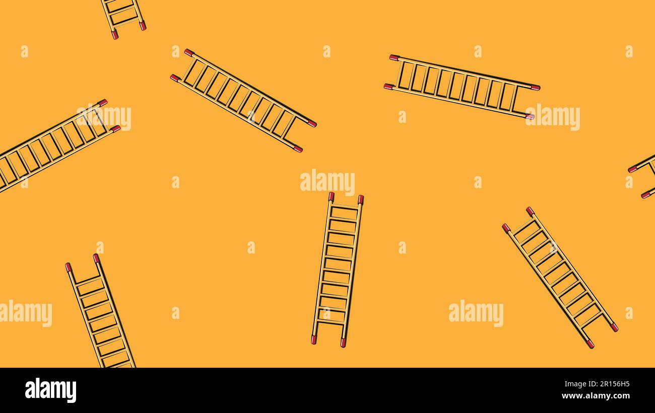 Texture, seamless abstract pattern of wooden construction stairs on a ...