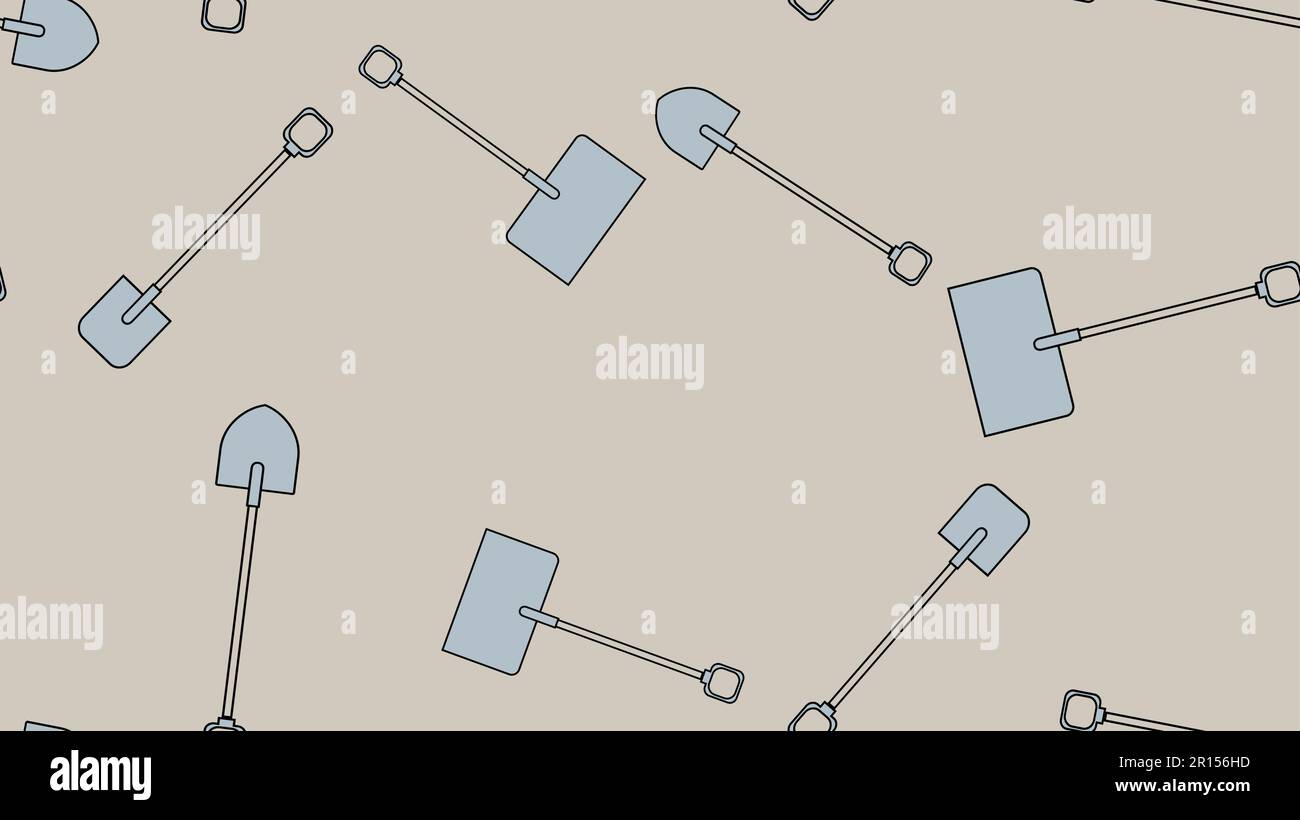 Seamless pattern of construction icons of aggro-beautiful snow bayonet ...