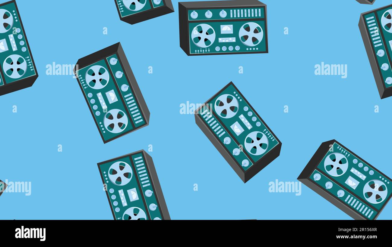Audio cassette video on Stock Vector Images - Alamy